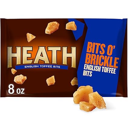 Amazon.com: HEATH BITS O' BRICKLE English Toffee Baking Bits Bag, 8 oz ...