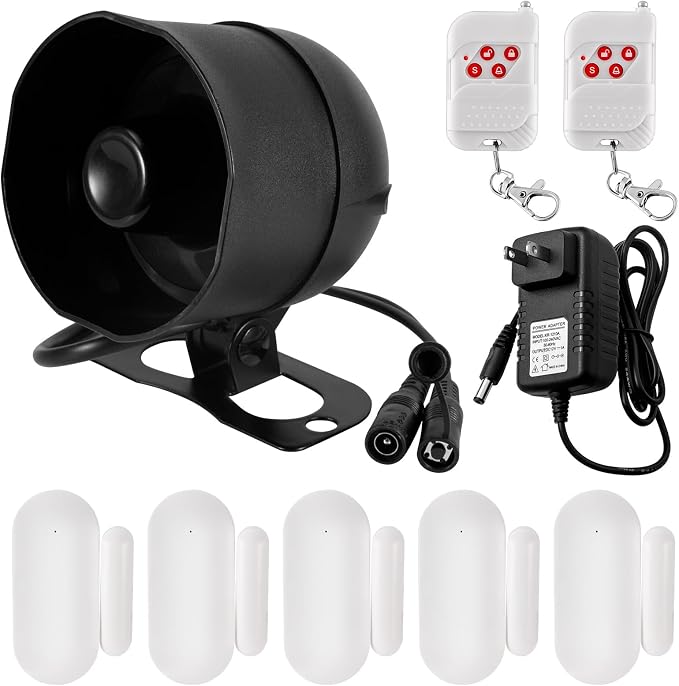 Amazon.com: KERUI WiFi Home Security Alarm System 8-Piece kit Door ...