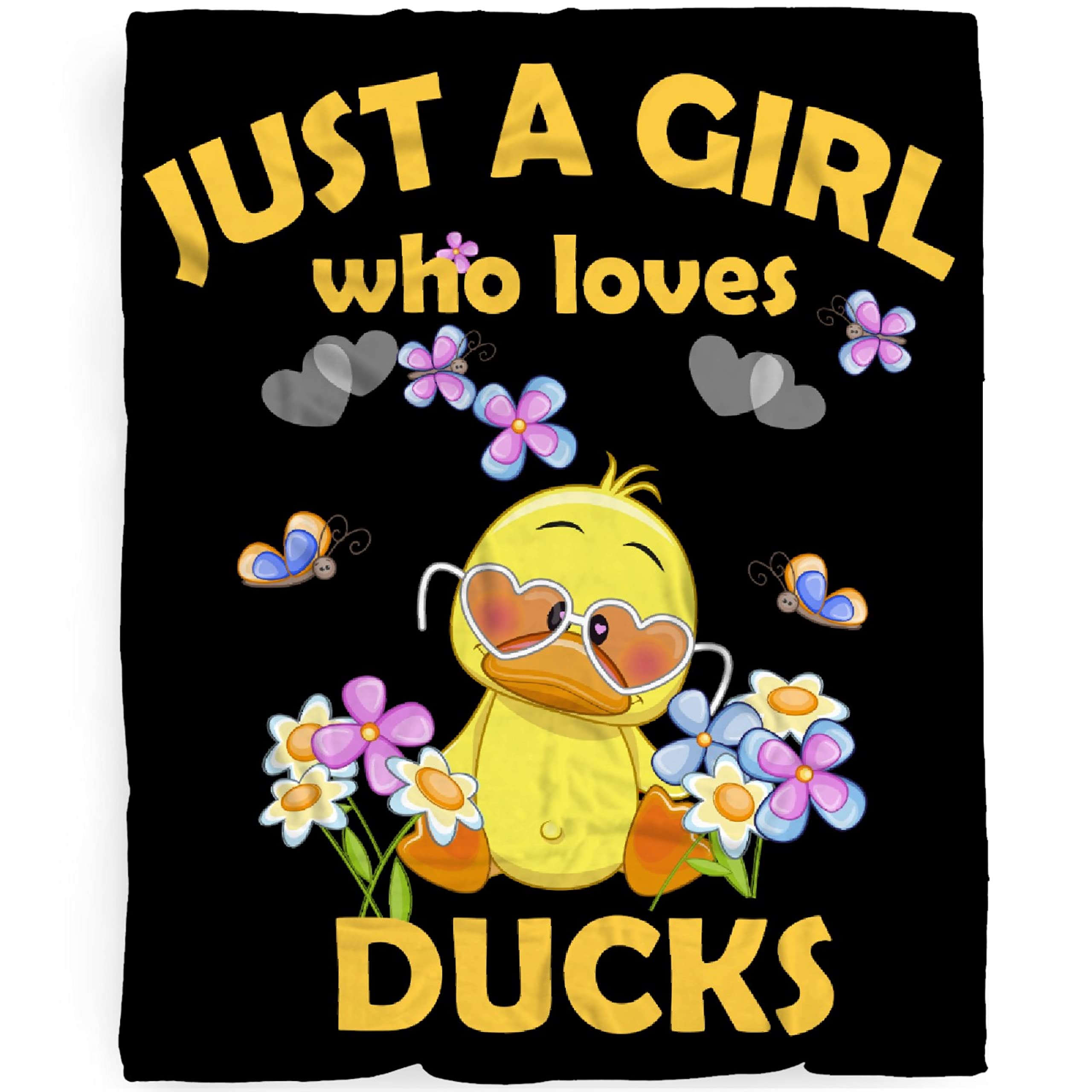 Cute Girl Duck Cartoon