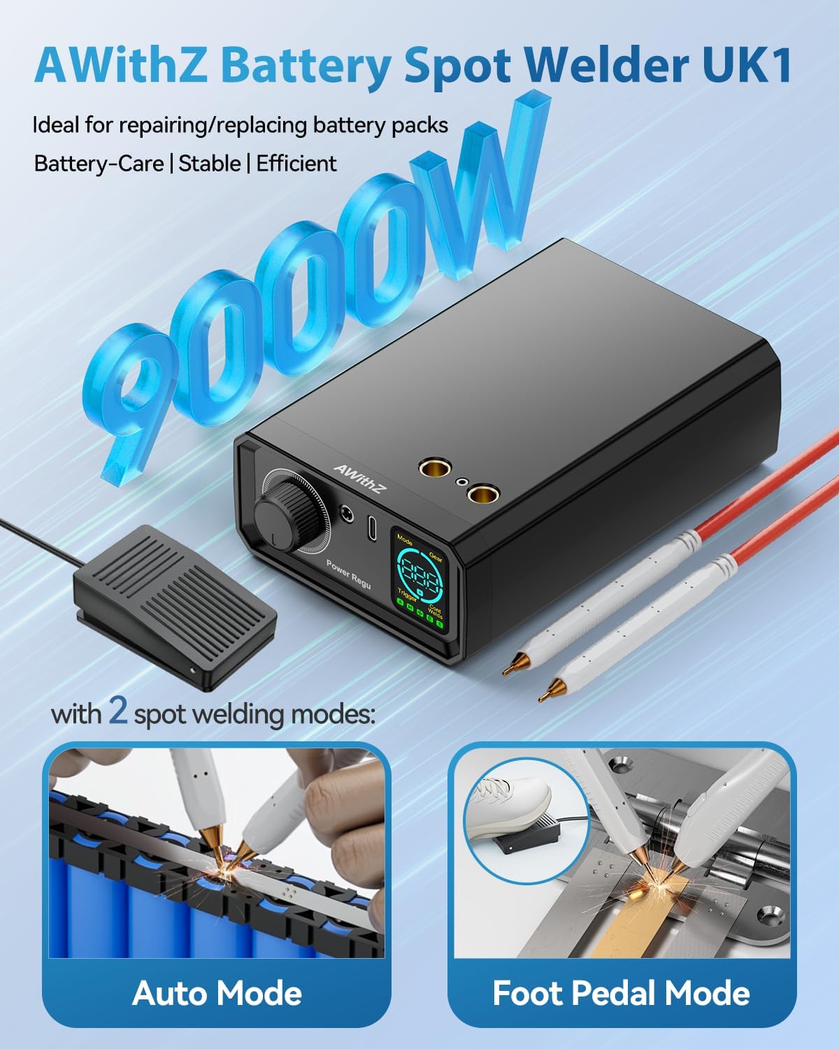 AWithZ UK1 Mini Portable Spot Welder Instruction Manual