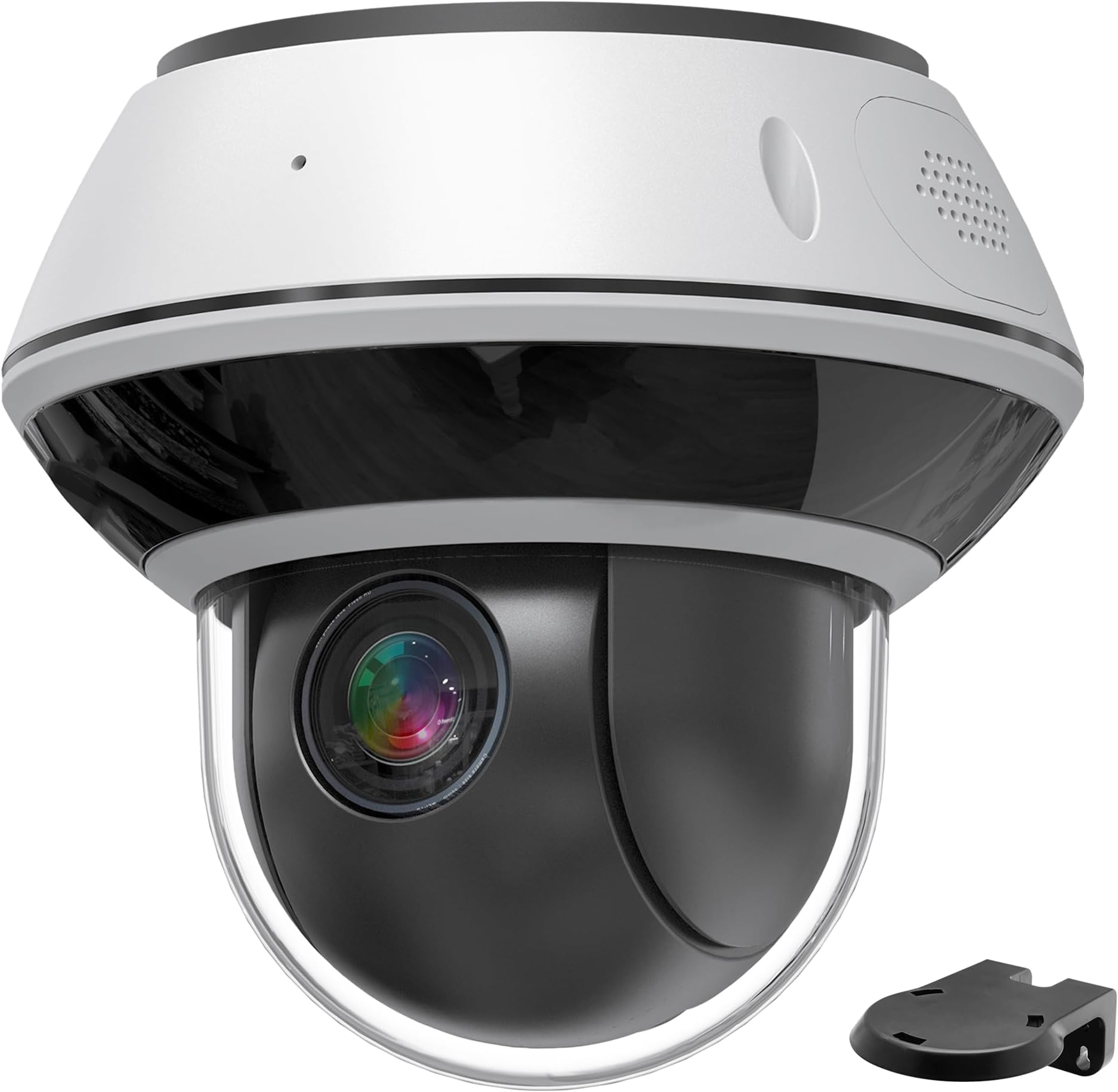Amazon.com : 4K 8MP Mini PTZ Dome PoE IP Camera Outdoor Pan Tilt 5X ...