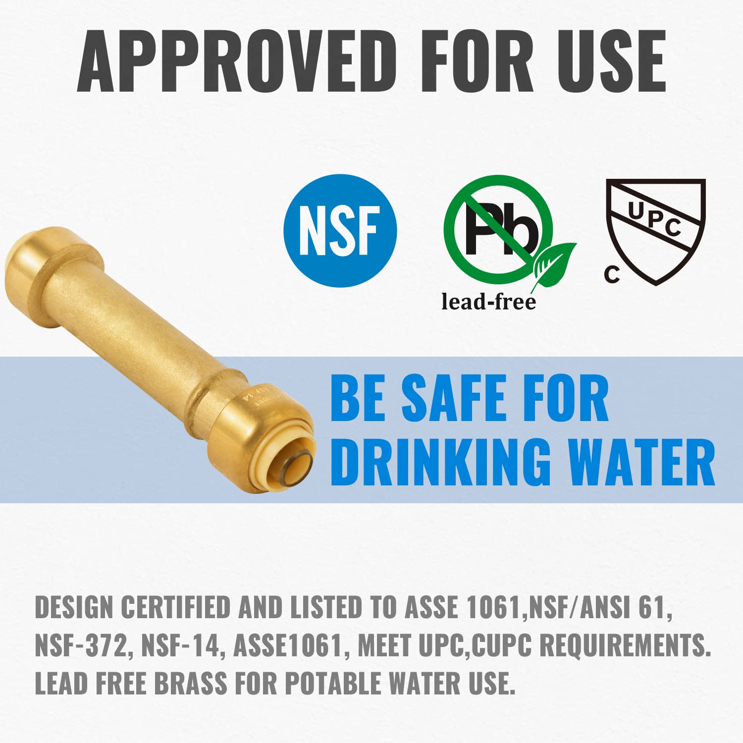 Snapklik.com : SUNGATOR 1/2 Inch Slip Coupling, Fatest Way For ...
