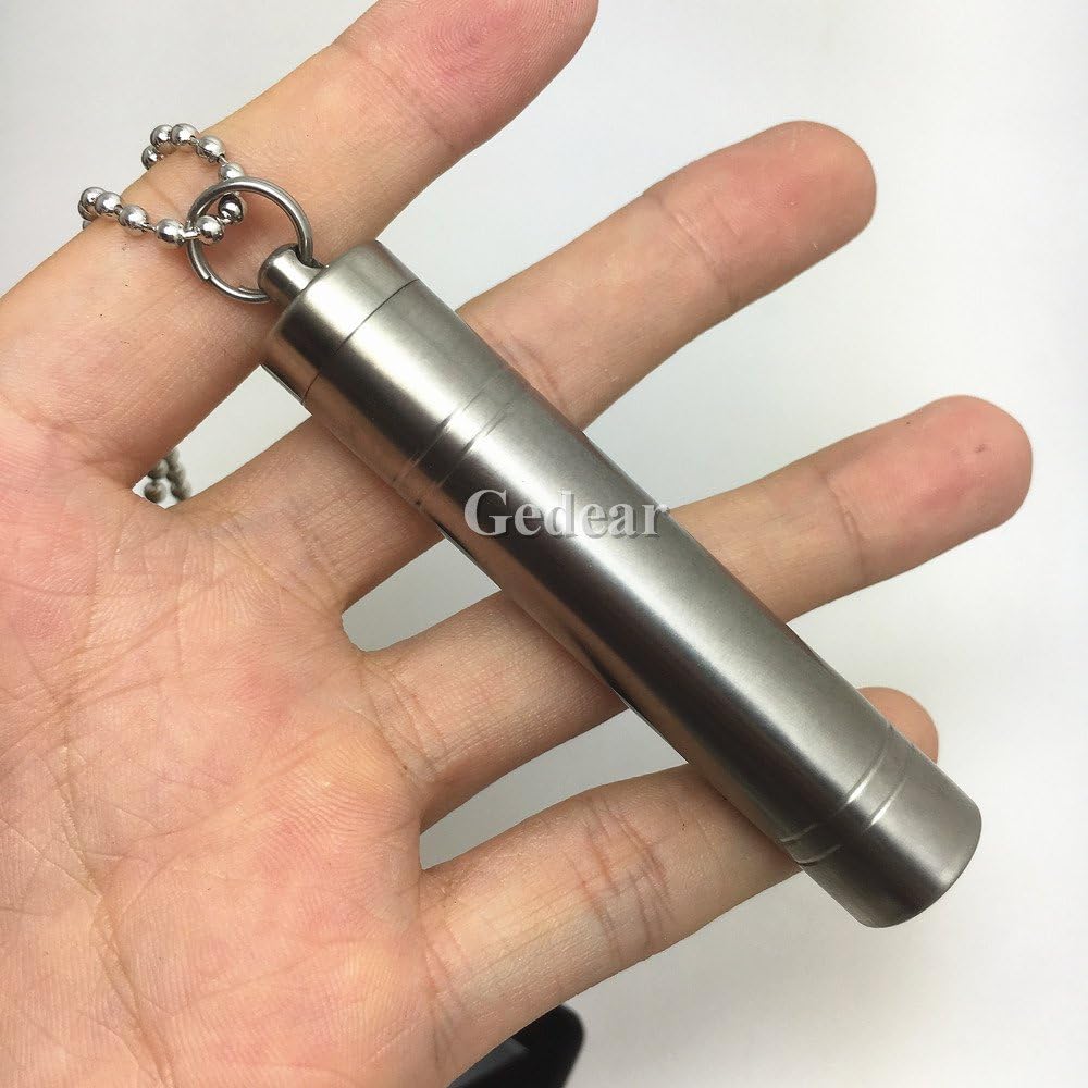 Amazon.com: TIKING Titanium Toothpick Holder Cigarette Filter Case Pill ...