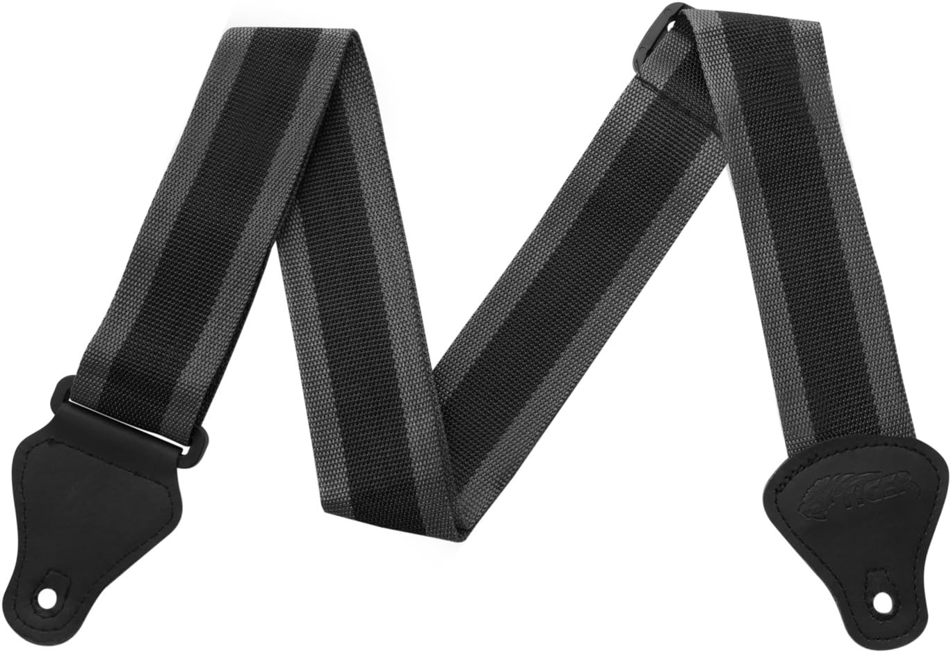TIGER STP2-GY Nylon Guitar Strap for Acoustic, Classical, Electric and ...
