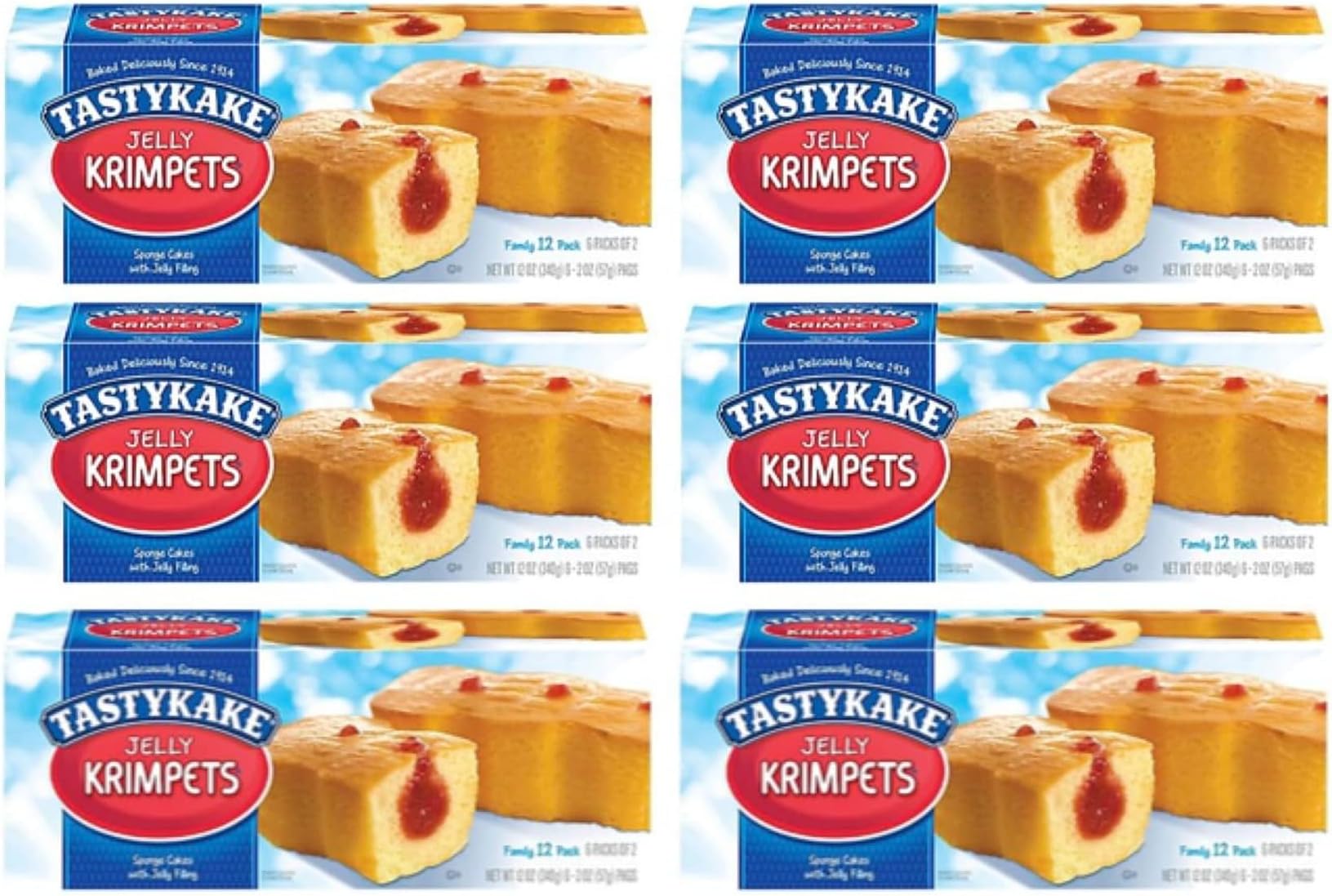 Amazon.com : Tastykake Jelly Krimpets - 3 Pack : Grocery & Gourmet Food