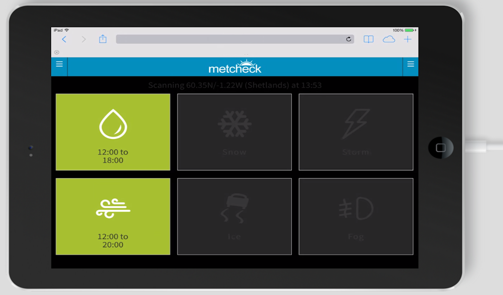 Metcheck Weather Scanner - App on Amazon Appstore