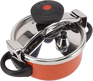 2 Liter Stainless Steel Pressure Cooker, Efficient and Fast Cooking ...