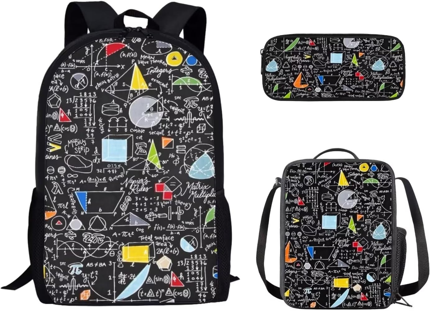 Amazon.com | UNICEU Math Science Printed Children's School Backpack for ...