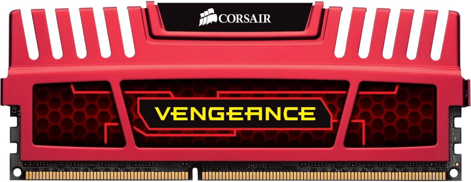 Corsair Vengeance Red 16GB (4x4GB) DDR3 2133 MHz (PC3 17000) Desktop ...