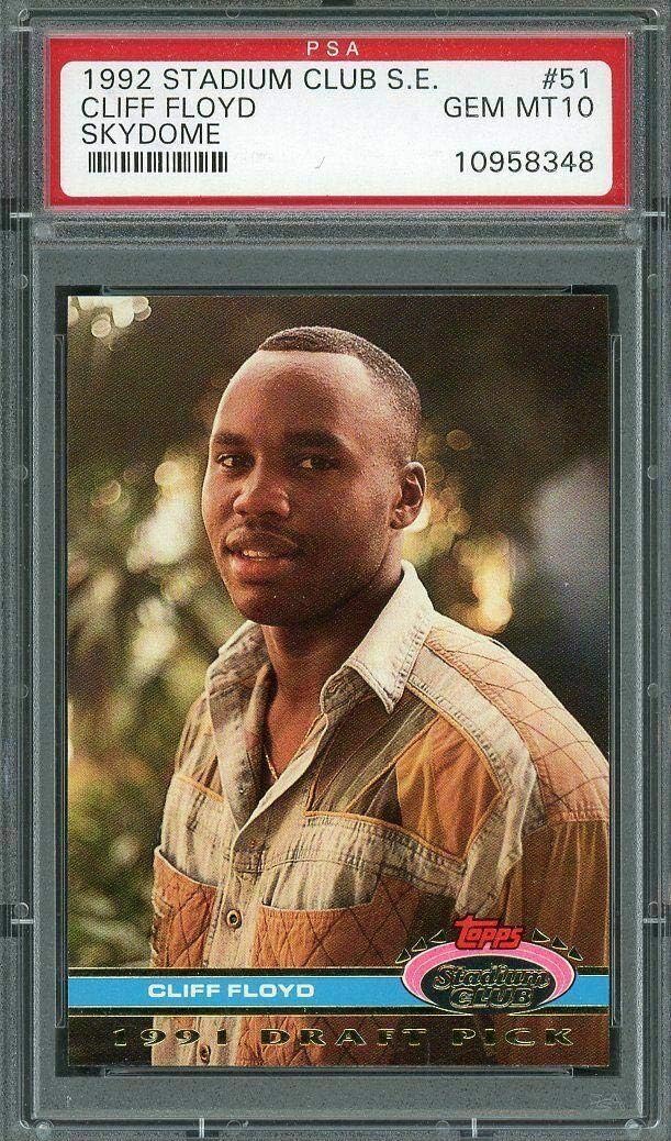 Amazon.com: 1992 stadium club s.e. skydome #51 CLIFF FLOYD montreal ...