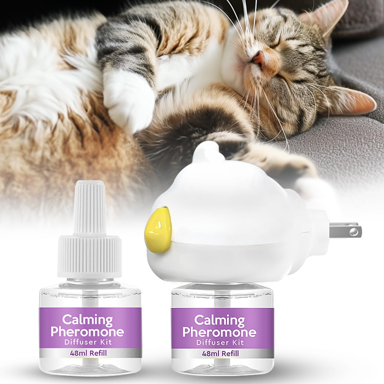 Amazon.com : Cat Pheromones Calming Diffuser, Cat Calming Diffuser ...