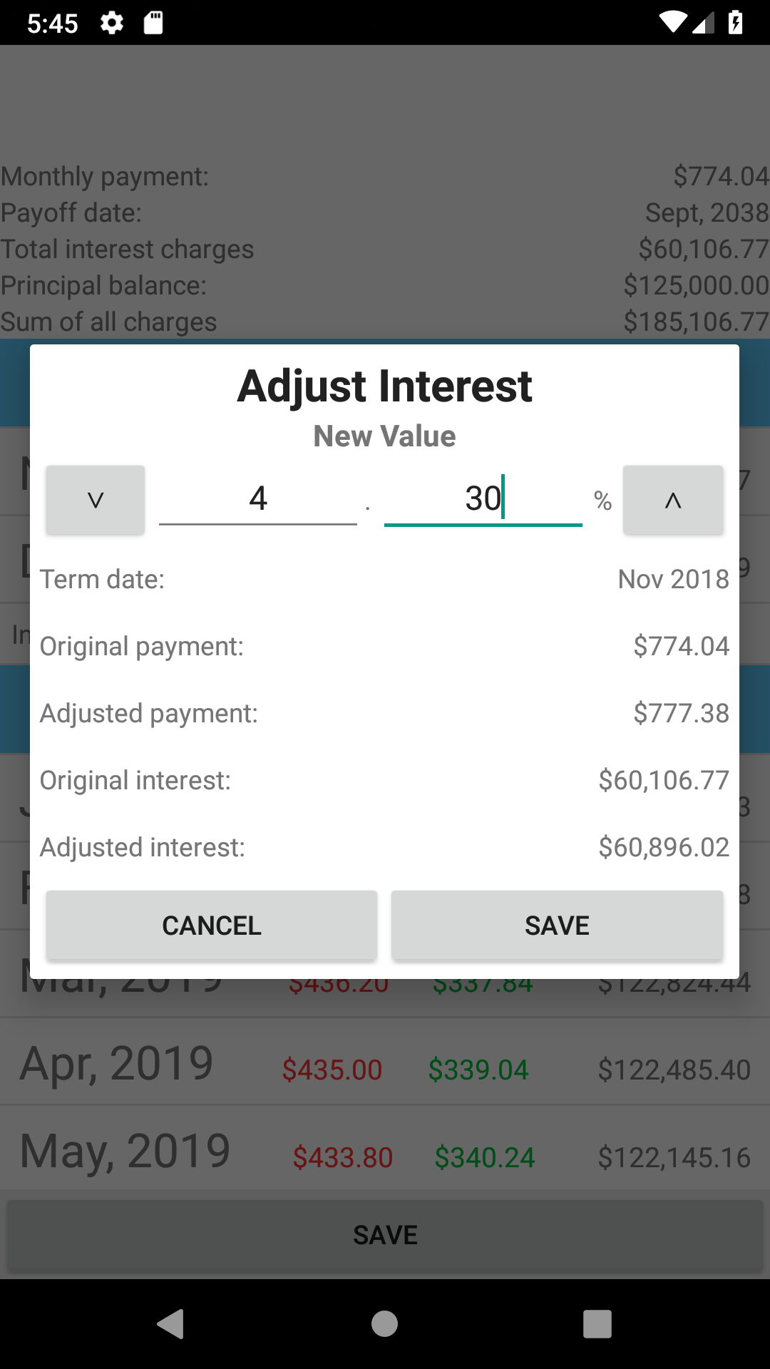 Loan Amortization - App on Amazon Appstore