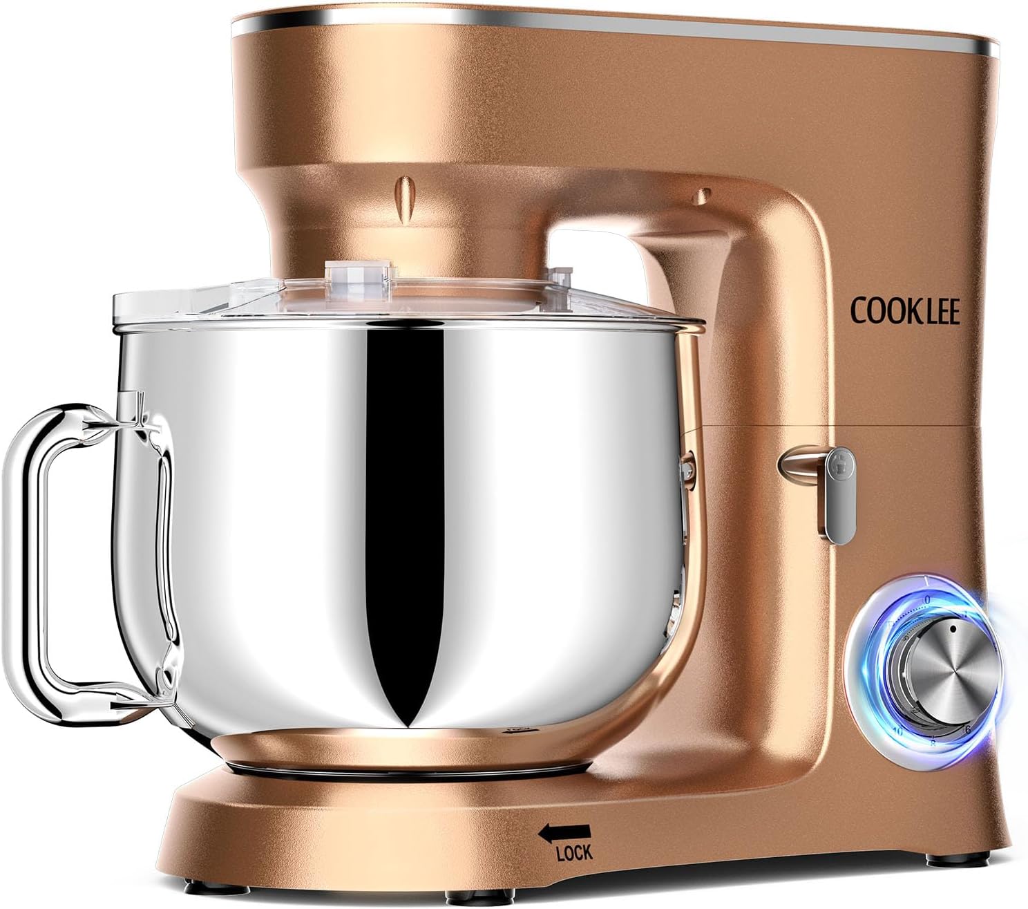 Amazon.com: CULINARY CHEF 4.75 Quart Retro Stand Mixer (Rose Gold Bowl ...