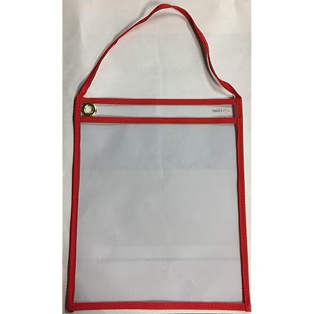 Amazon.com : Work Order Holder for Repair or Job Tickets - Red - 11" x ...