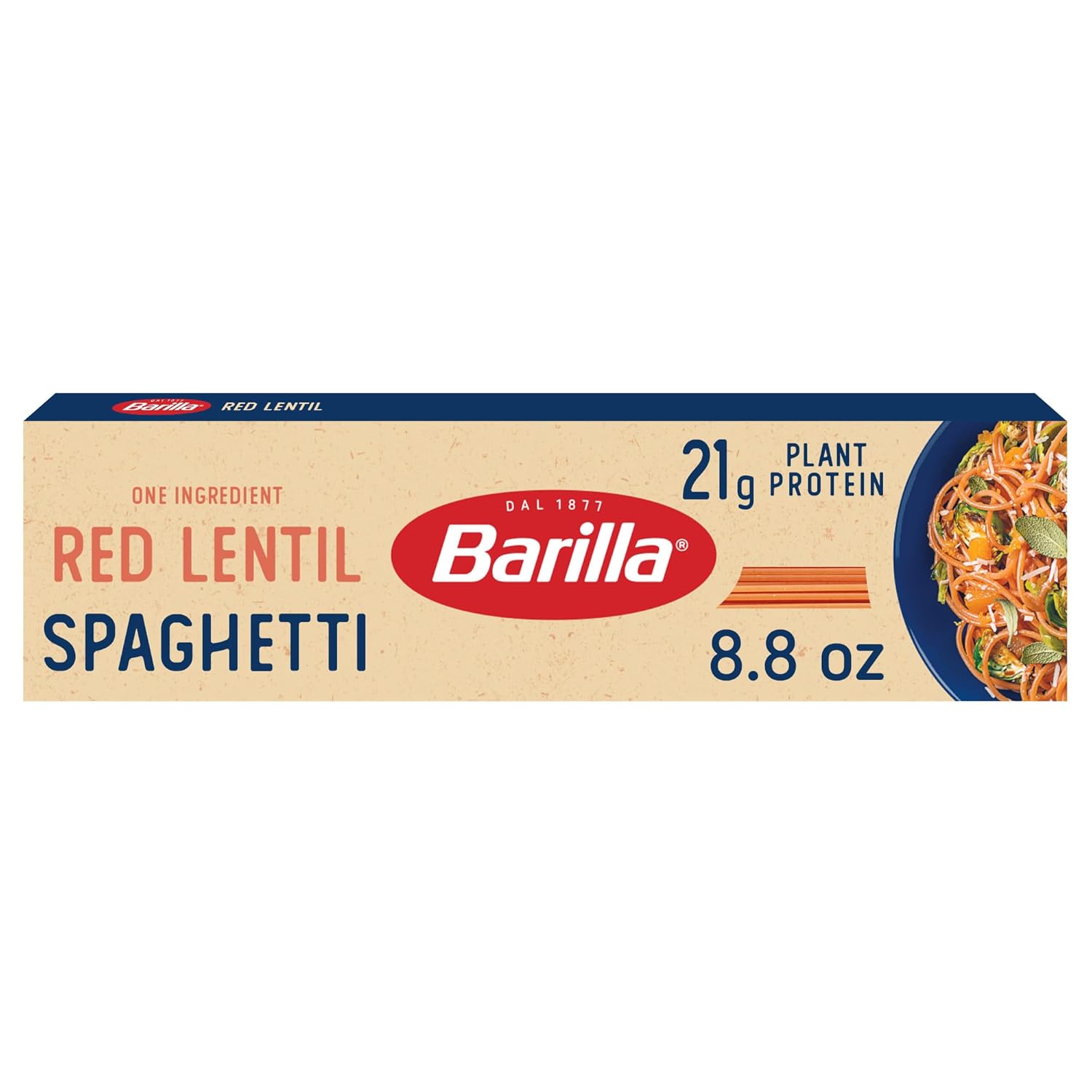 Amazon.com: Barilla Red Lentil Spaghetti Pasta, 8.8 oz - Vegan, Gluten ...