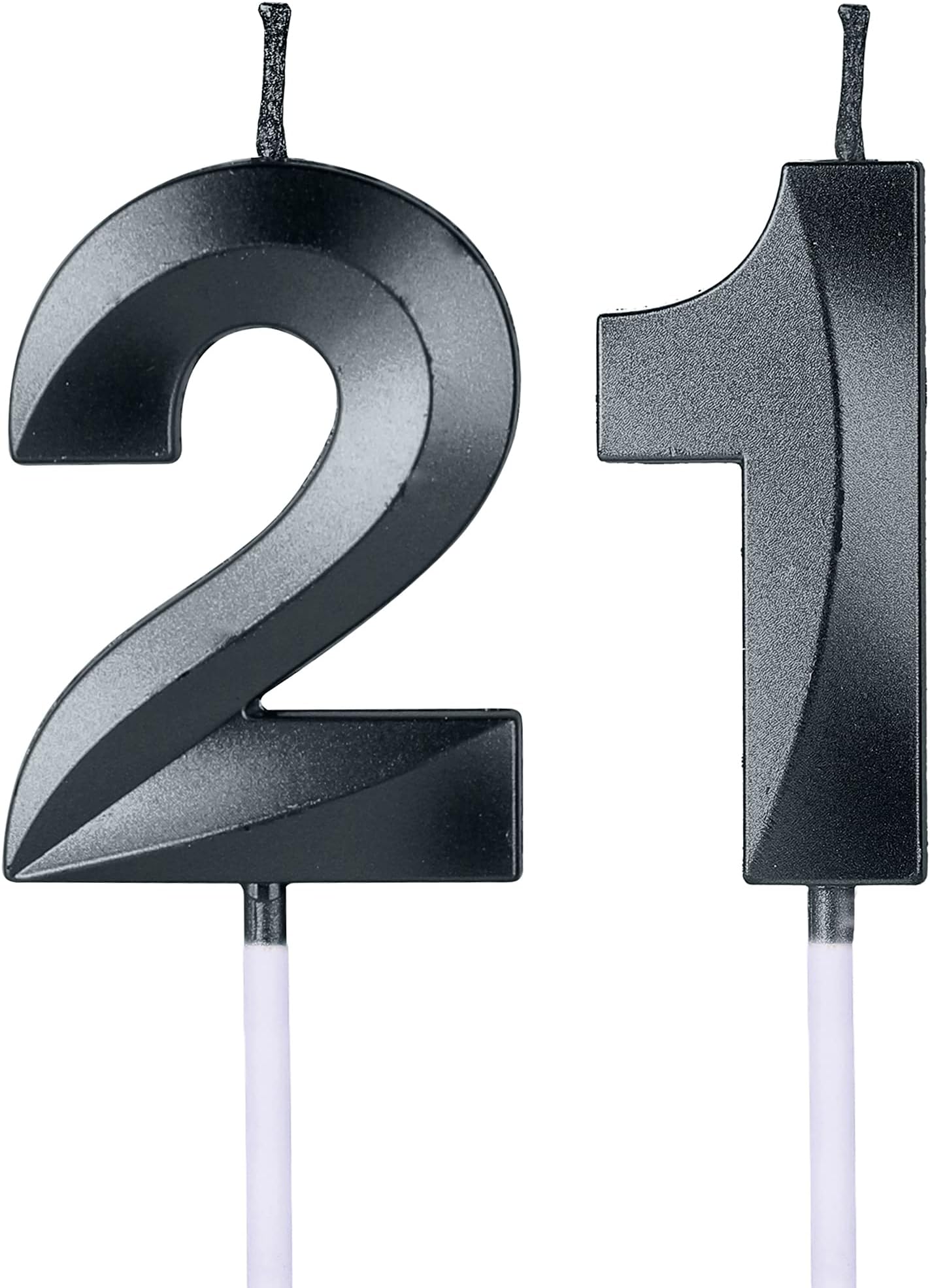 Amazon.com: 21st Birthday Candles 21st Birthday Decorations for Him 21 ...