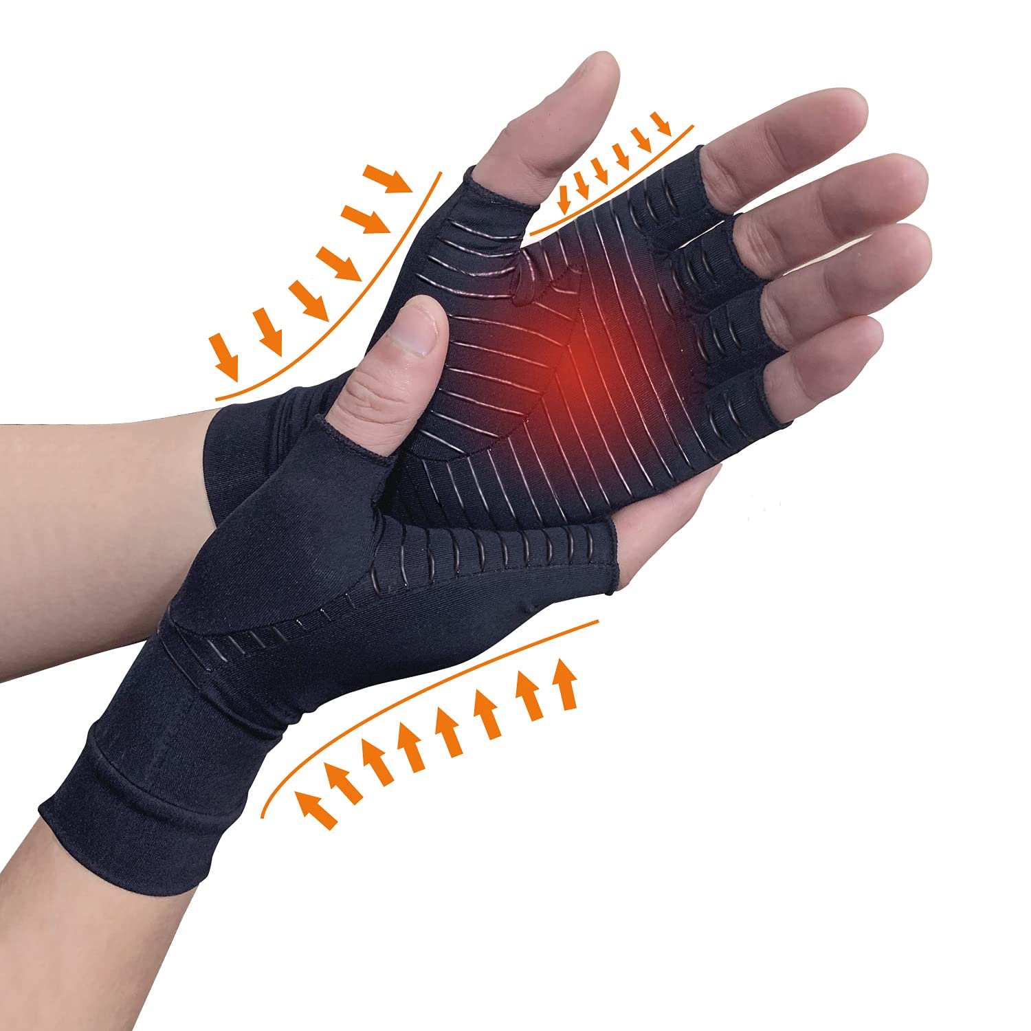 Copper Arthritis Compression Arthritis Gloves,88% Copper Content ...
