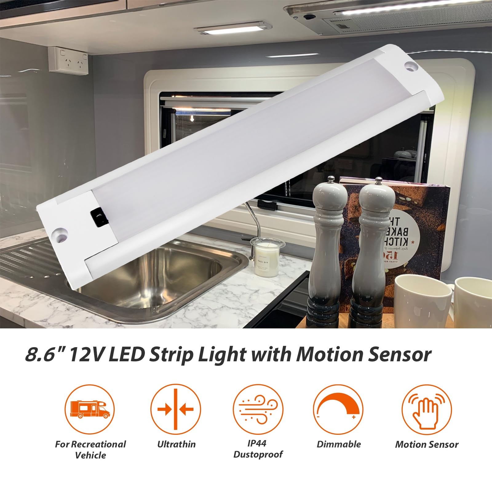Rv 12 Volt Track Lighting CT CAPETRONIX 12v LED Interior Light Bar,