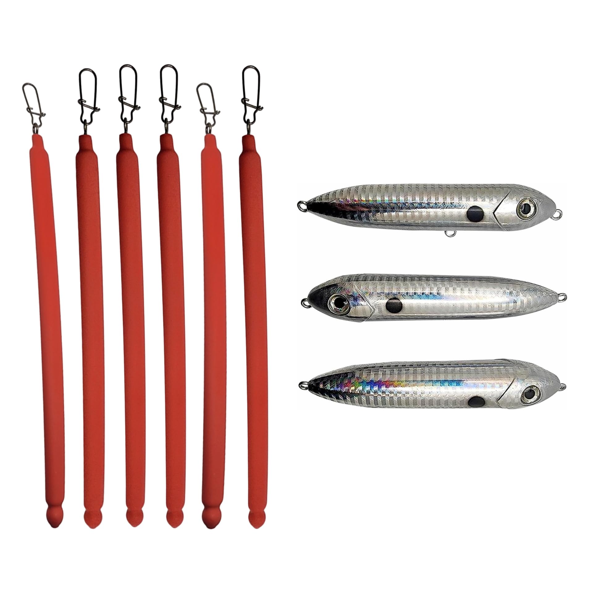 Amazon.com : Catfish Rattling Line Float Lure & 10 Dragging Weights ...