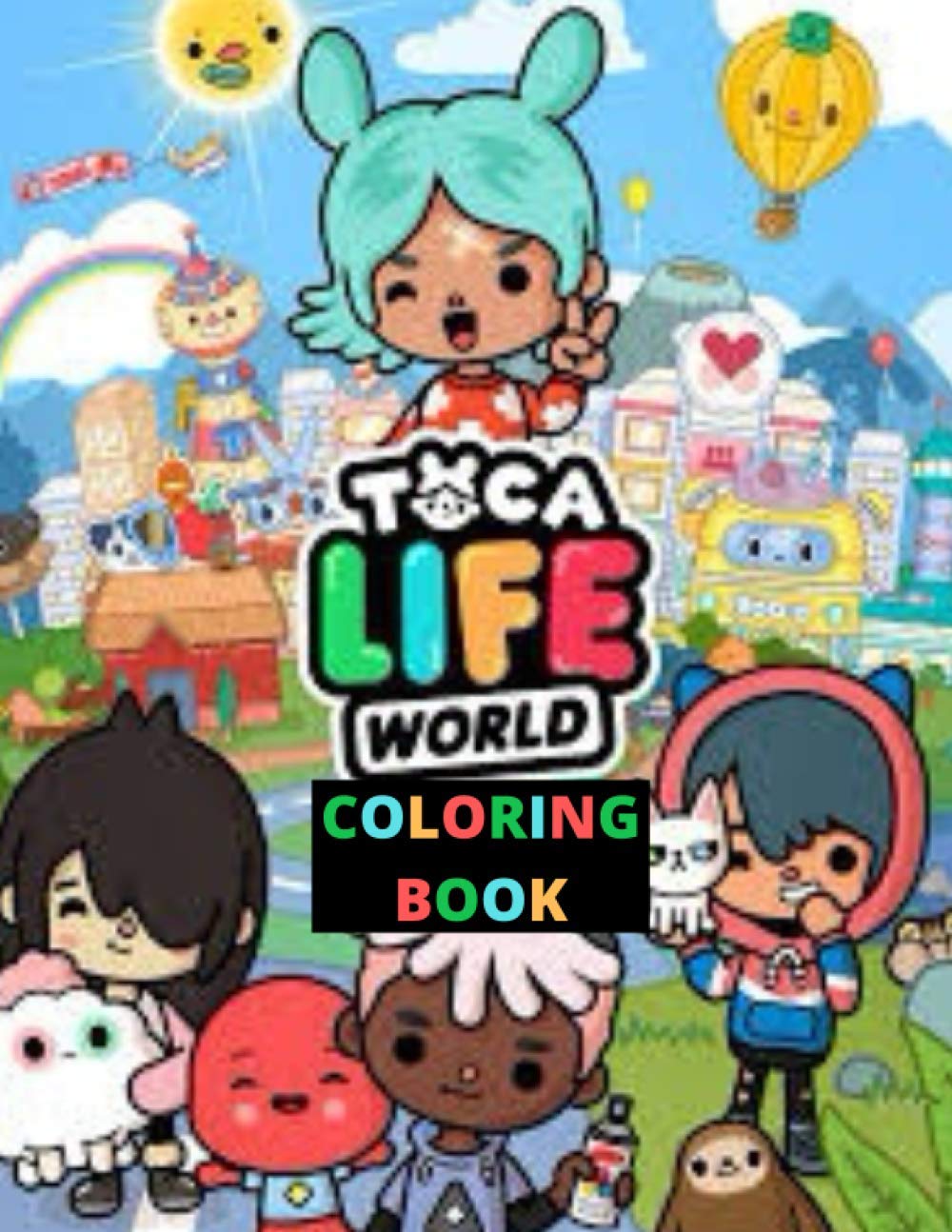 Buy TOCA LIFE COLORING BOOK: Toca Boca coloring book for toddlers kids ...