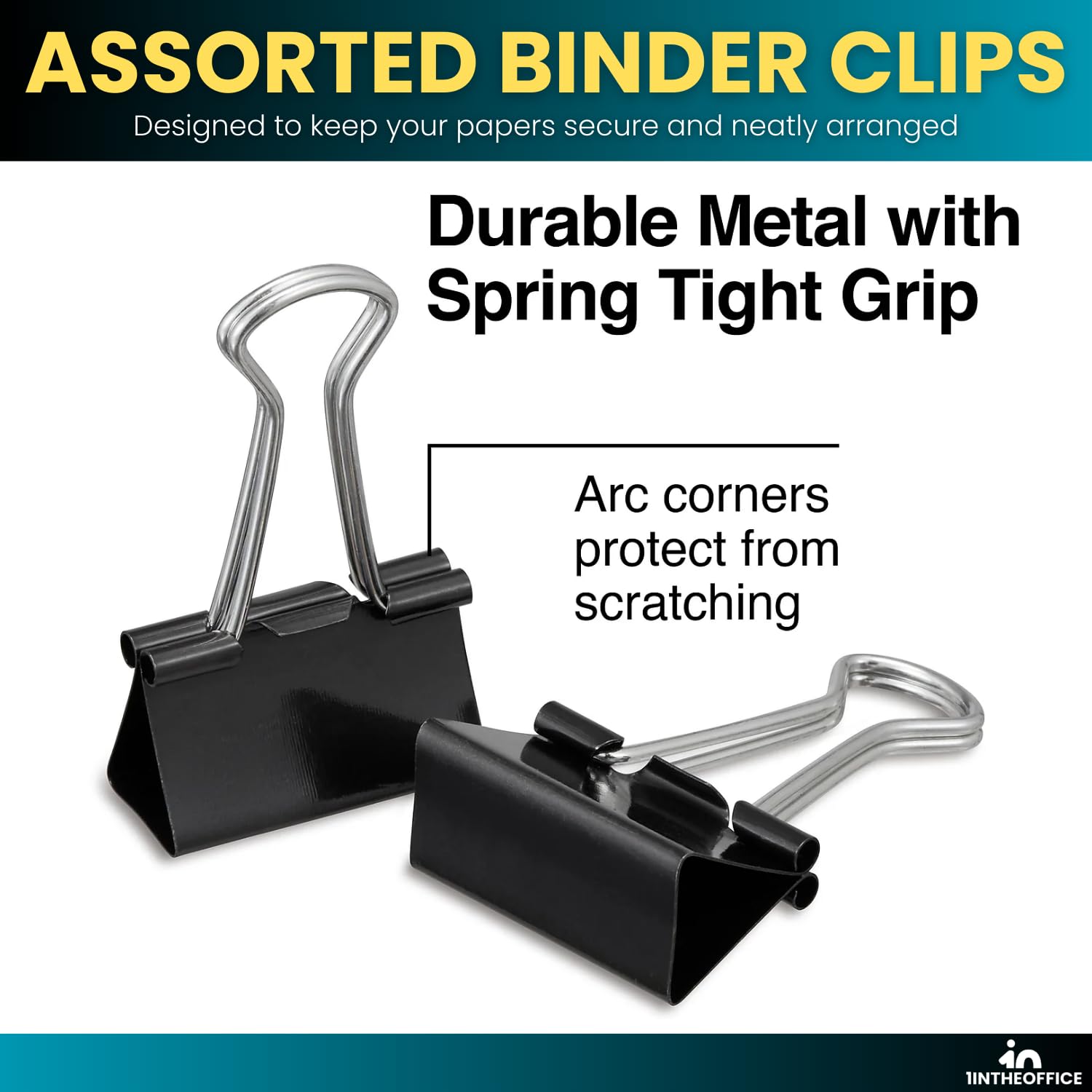 Snapklik.com : Binder Clips Assorted Sizes, Assorted Binder Clips ...