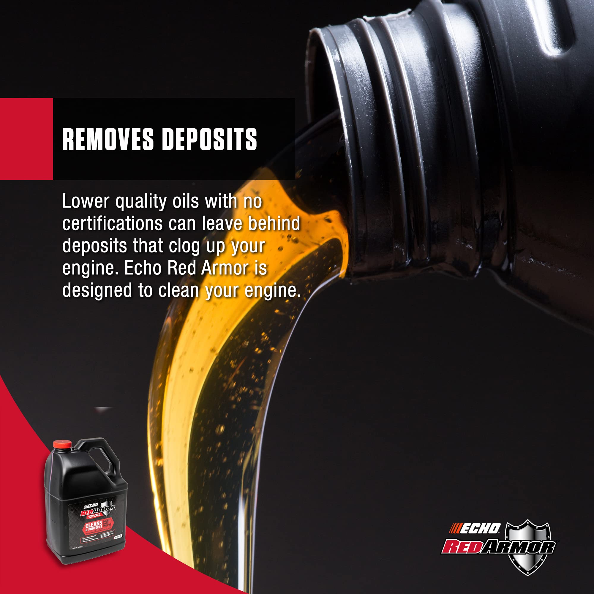 Snapklik.com : Echo Products 6550050 Red Armor Oil Mix 2-Cycle2-Stroke ...