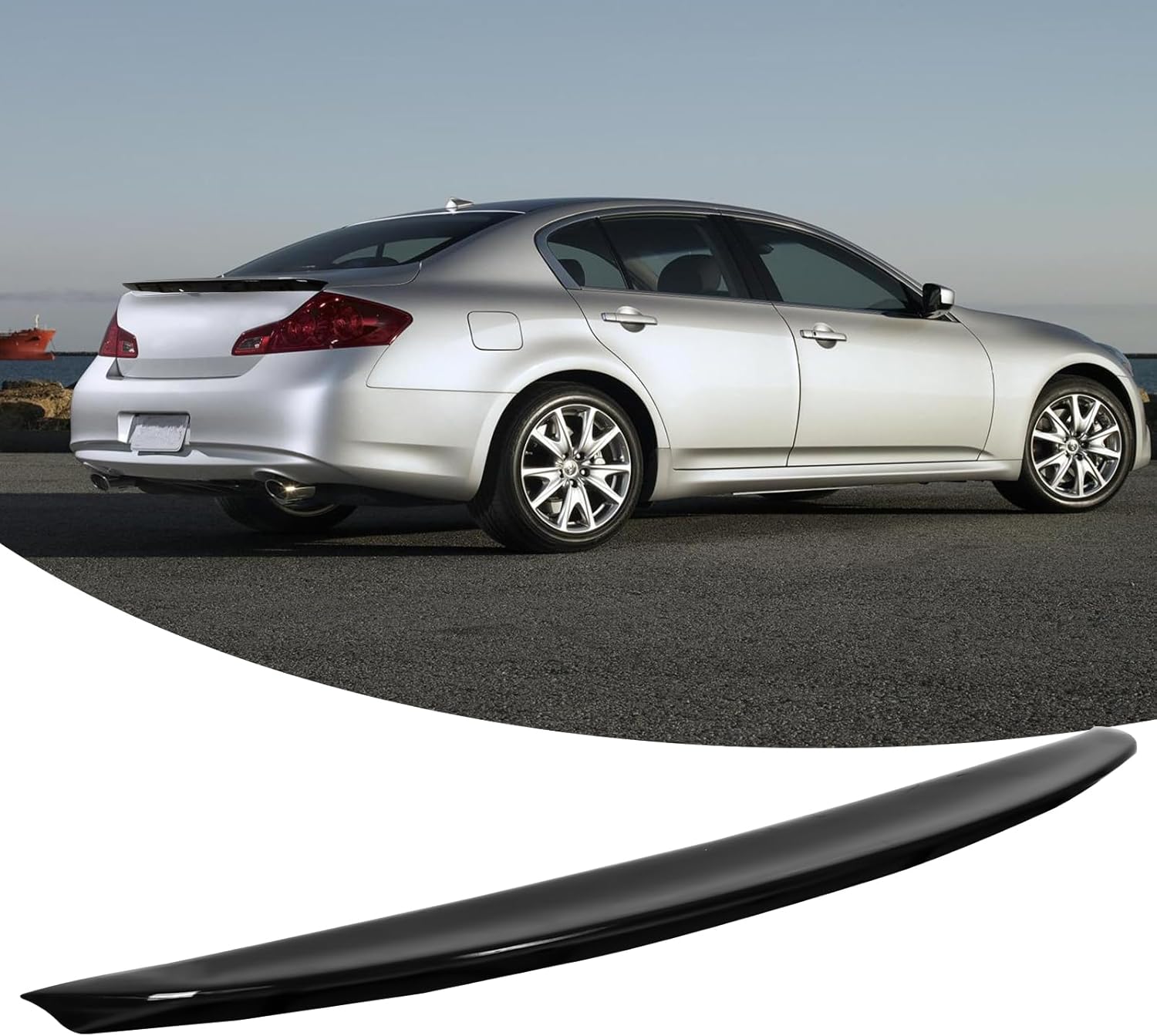 Amazon.com: KINTOP Rear Trunk Spoiler Wing Compatible with 2007-2015 ...