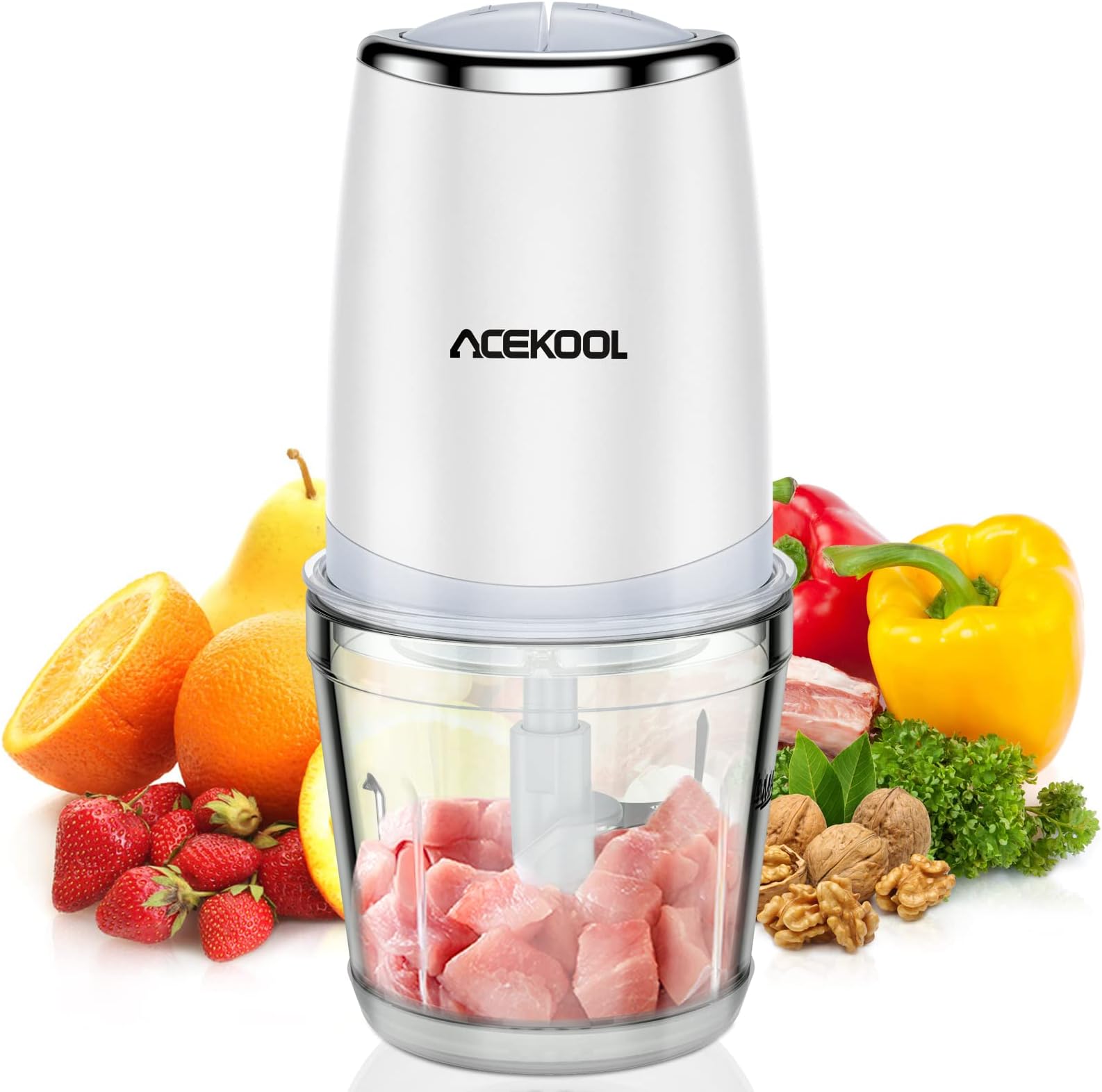 Amazon.com: Food Processor Blender Electric Vegetable Chopper ...