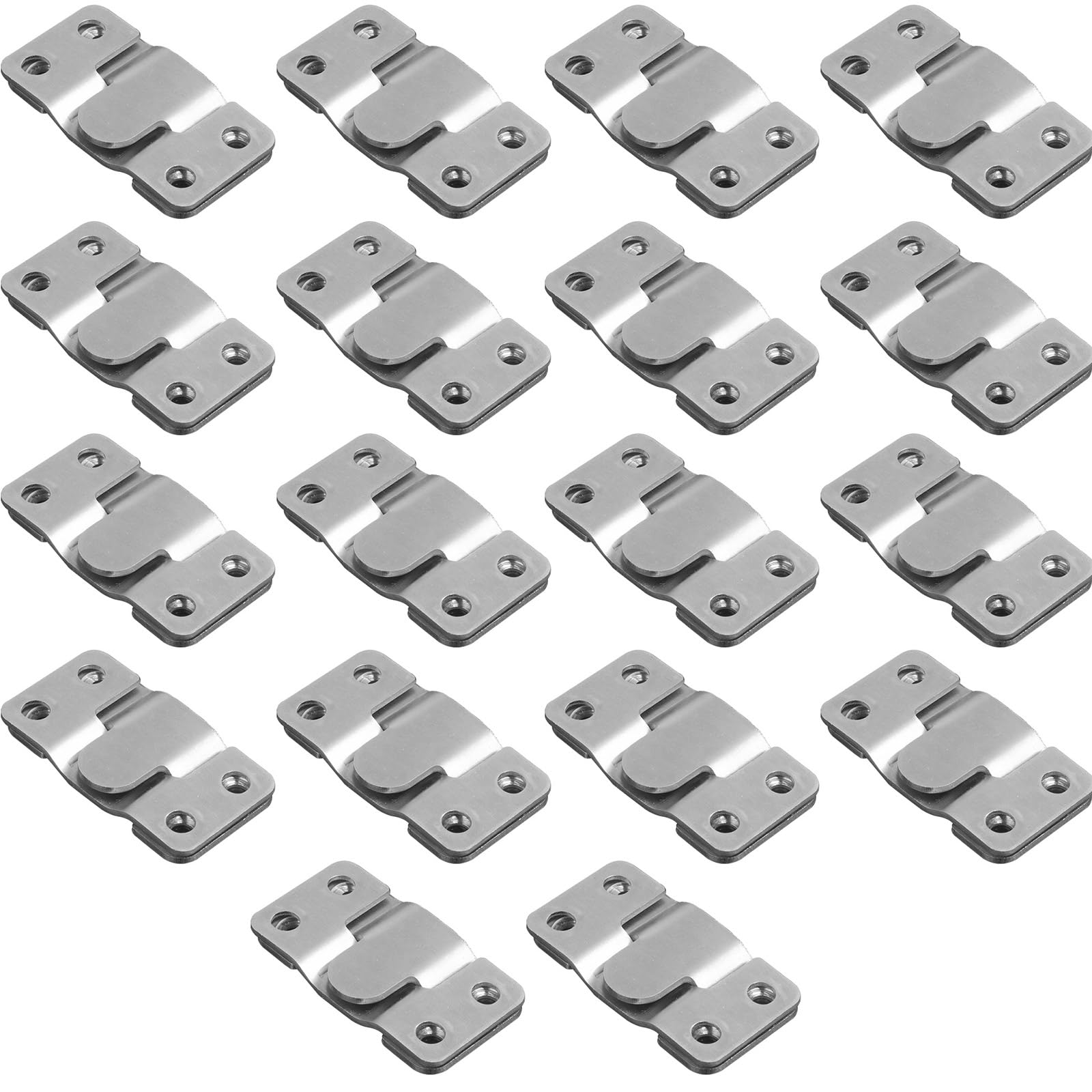 Amazon.com: 18Pcs Furniture Flush Mount Bracket Headboard Wall Mount ...