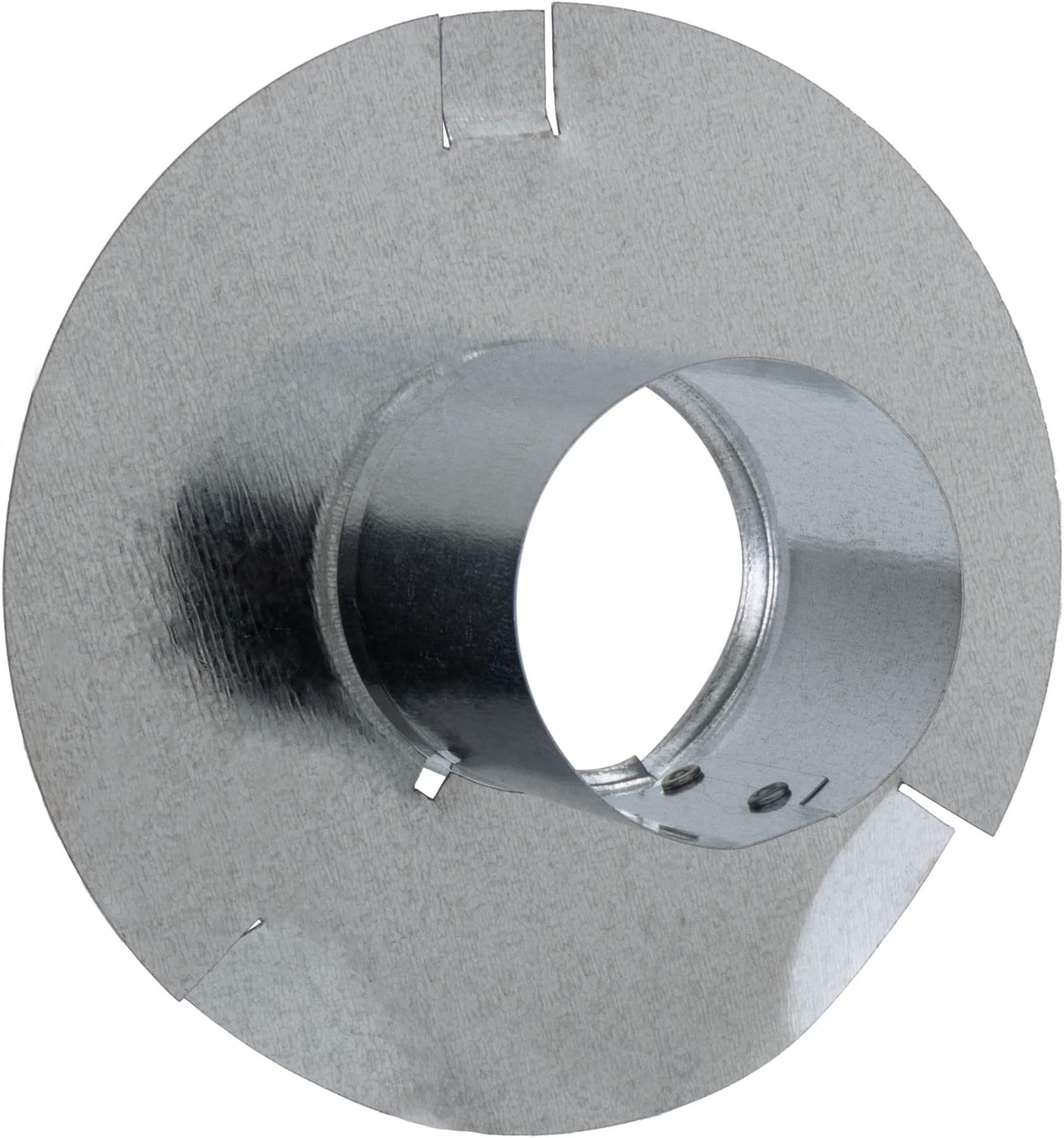 uxcell Black Straight Duct Connector Flange ABS Plastic Air Outlet ...