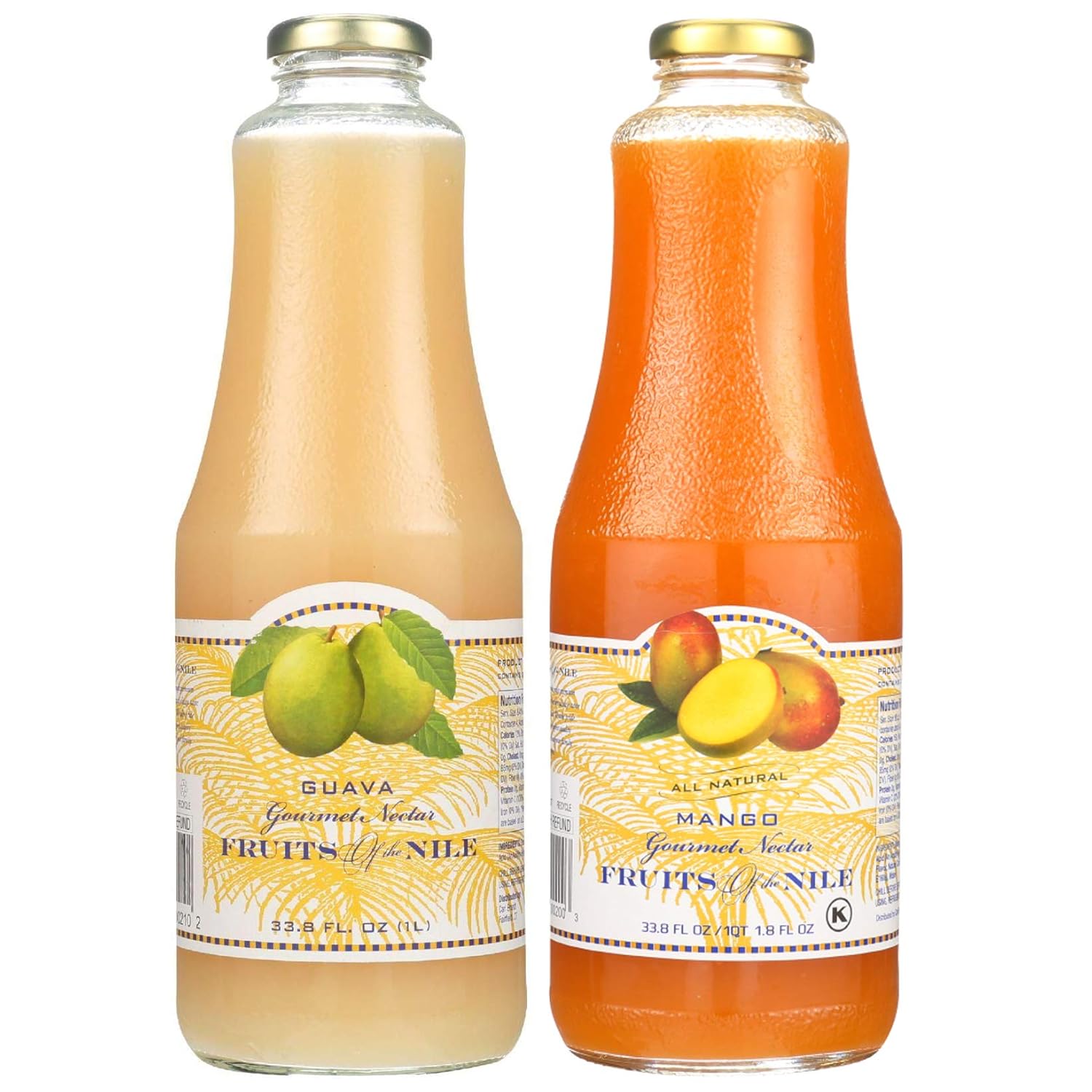 Amazon.com : Fruits of the Nile Gourmet Nectar Fruit Juices, 1 Liter ...