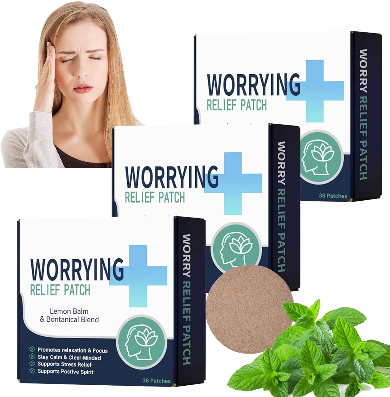 108PCS Anxiety Patchs,Anxiety Relief for Adults,Anti Anxiety Patch with ...