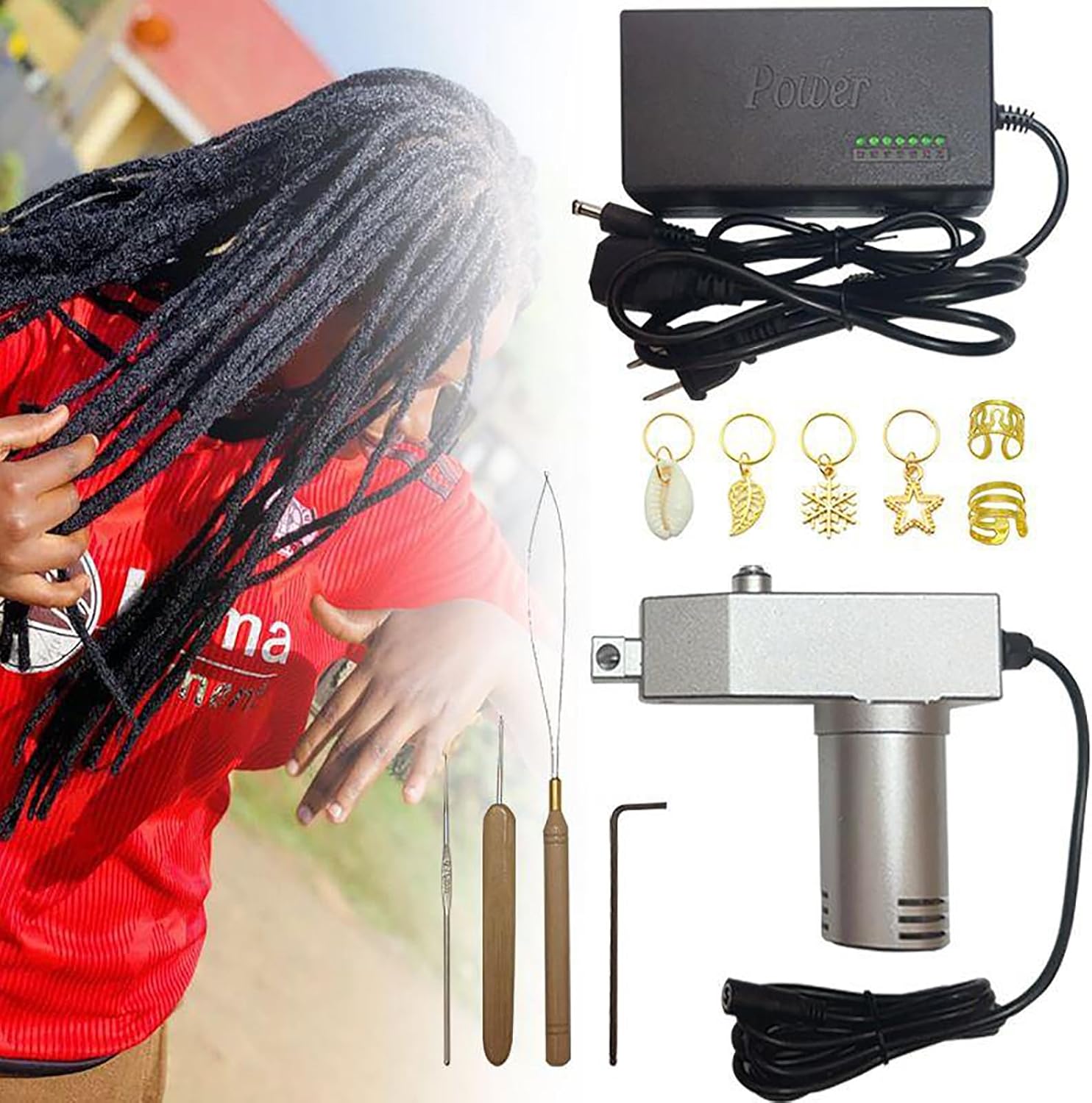 Amazon.com: WIKINK Instant Dreadlock Machine, Handheld Instant ...
