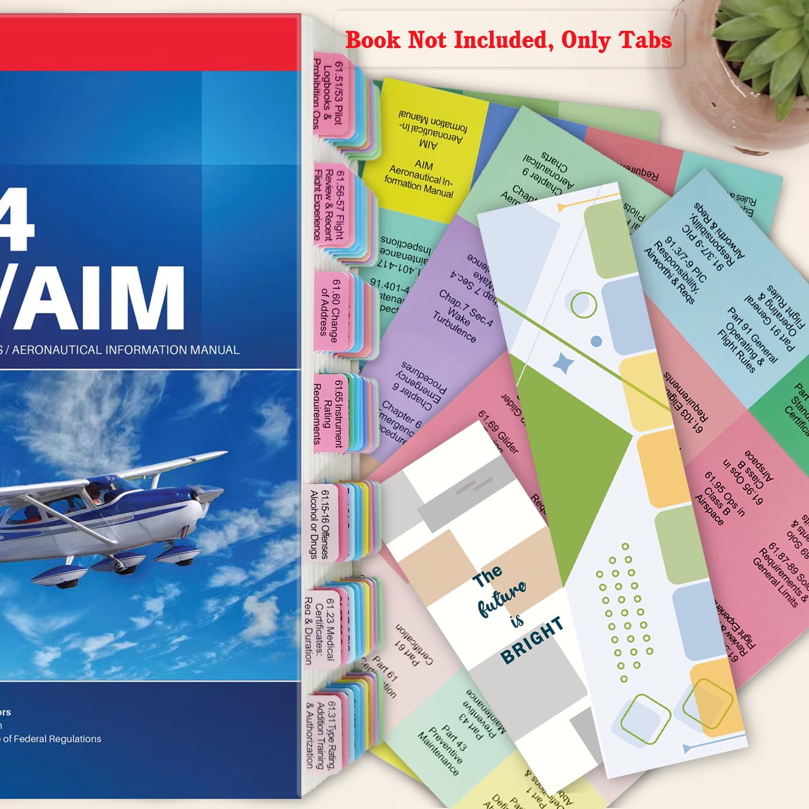 Snapklik.com : FAR/AIM 2024 Index Tabs For Private Pilot