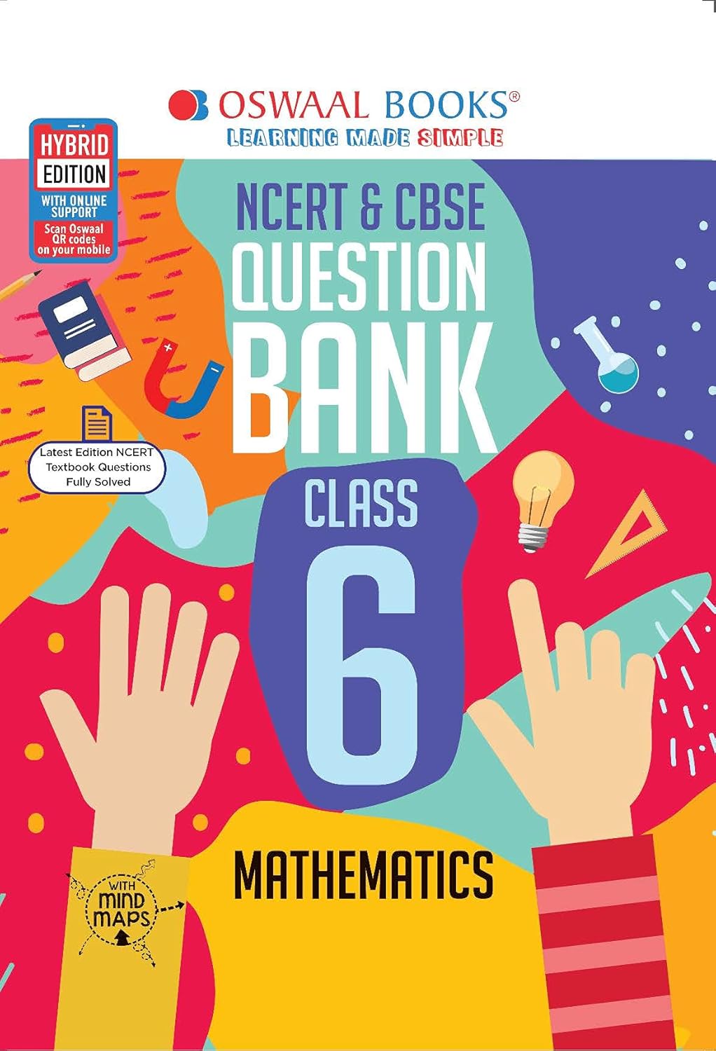 Amazon.com: Oswaal NCERT & CBSE Question Bank Class 6 Mathematics Book ...