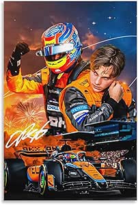 DQAZXCA Oscar Piastri Art Poster Canvas Painting Posters And Prints ...