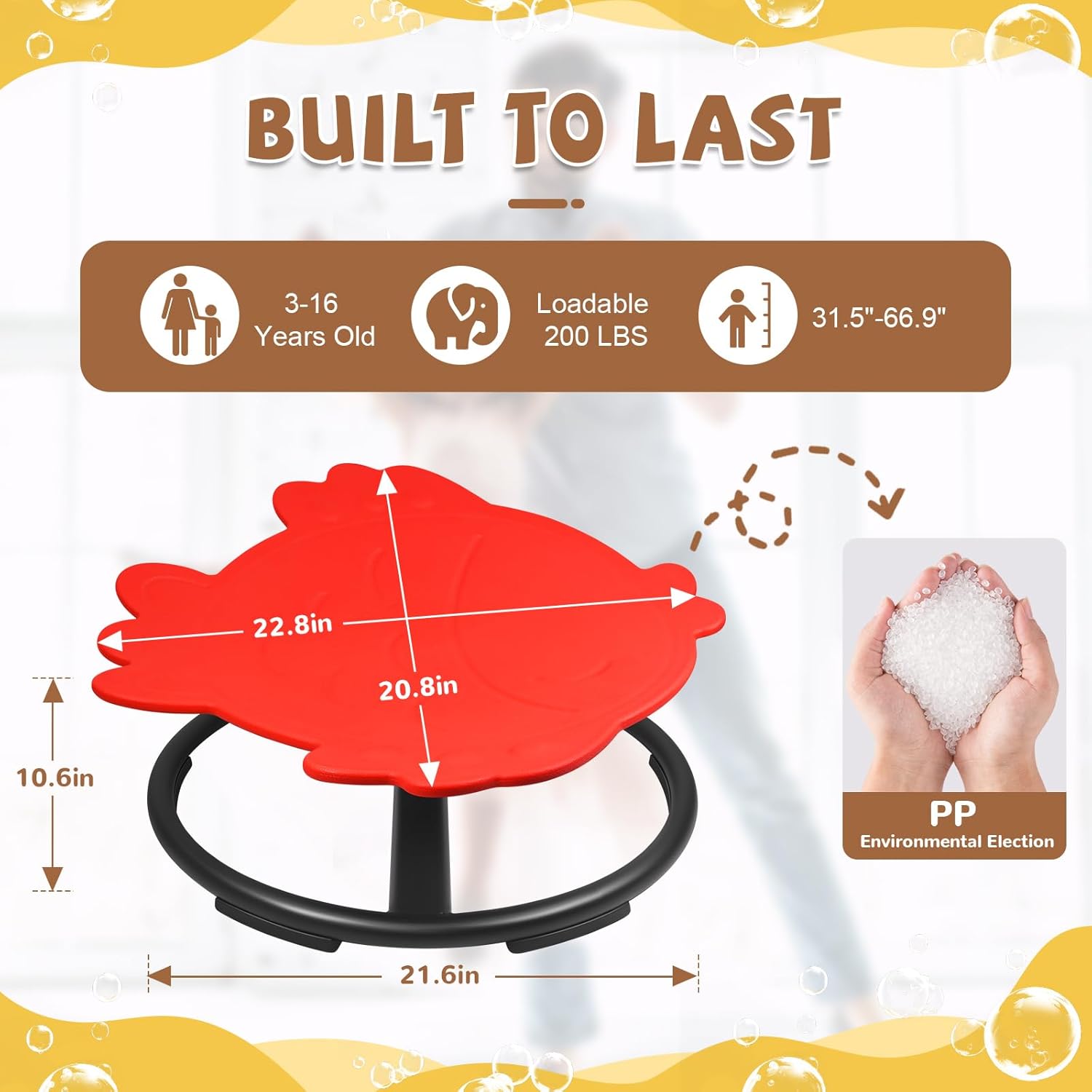 Zhenx Spinning Chair for Kids, Autism Kids Swivel Nepal | Ubuy