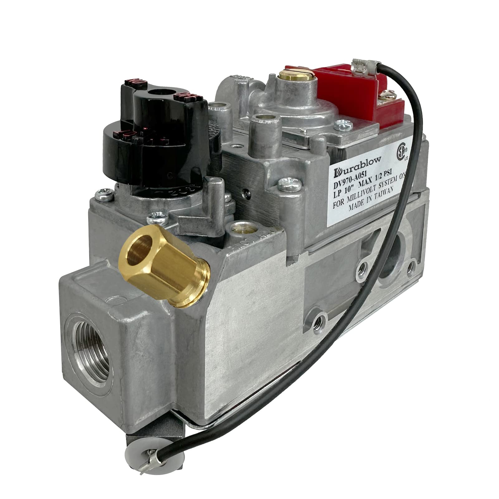 Amazon.com: Durablow DV970A-LP Millivolt Gas Valve Replacement for ...