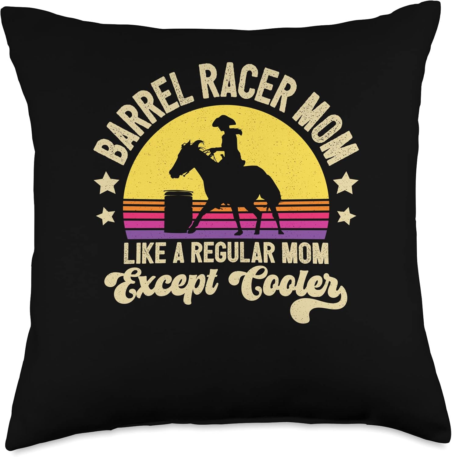 Amazon.com: Barrel Racing Gift Ideas For Favorite Racer Racer Mom Retro ...