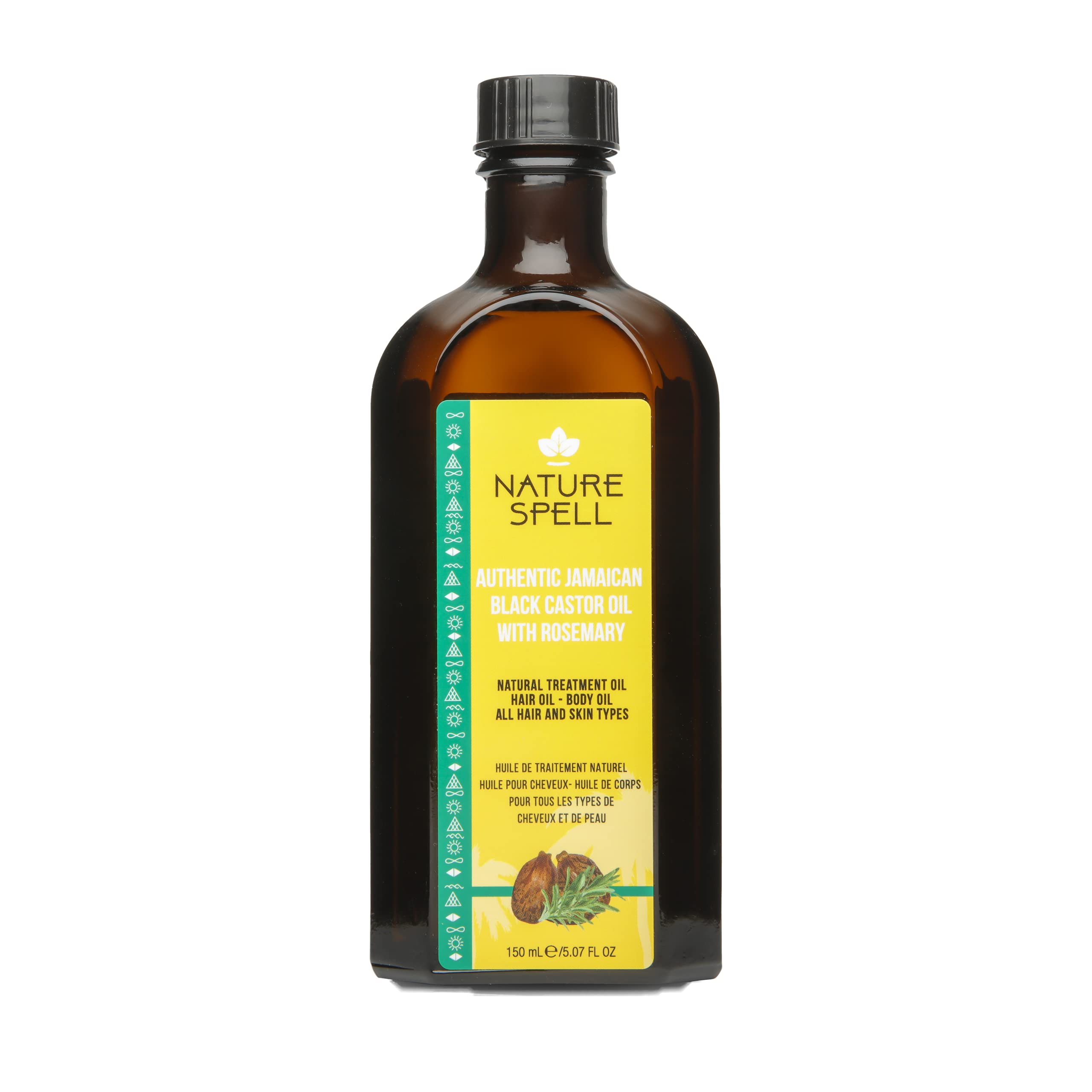 Amazon.com: Nature Spell Jamaican Black Castor Oil Infused with ...