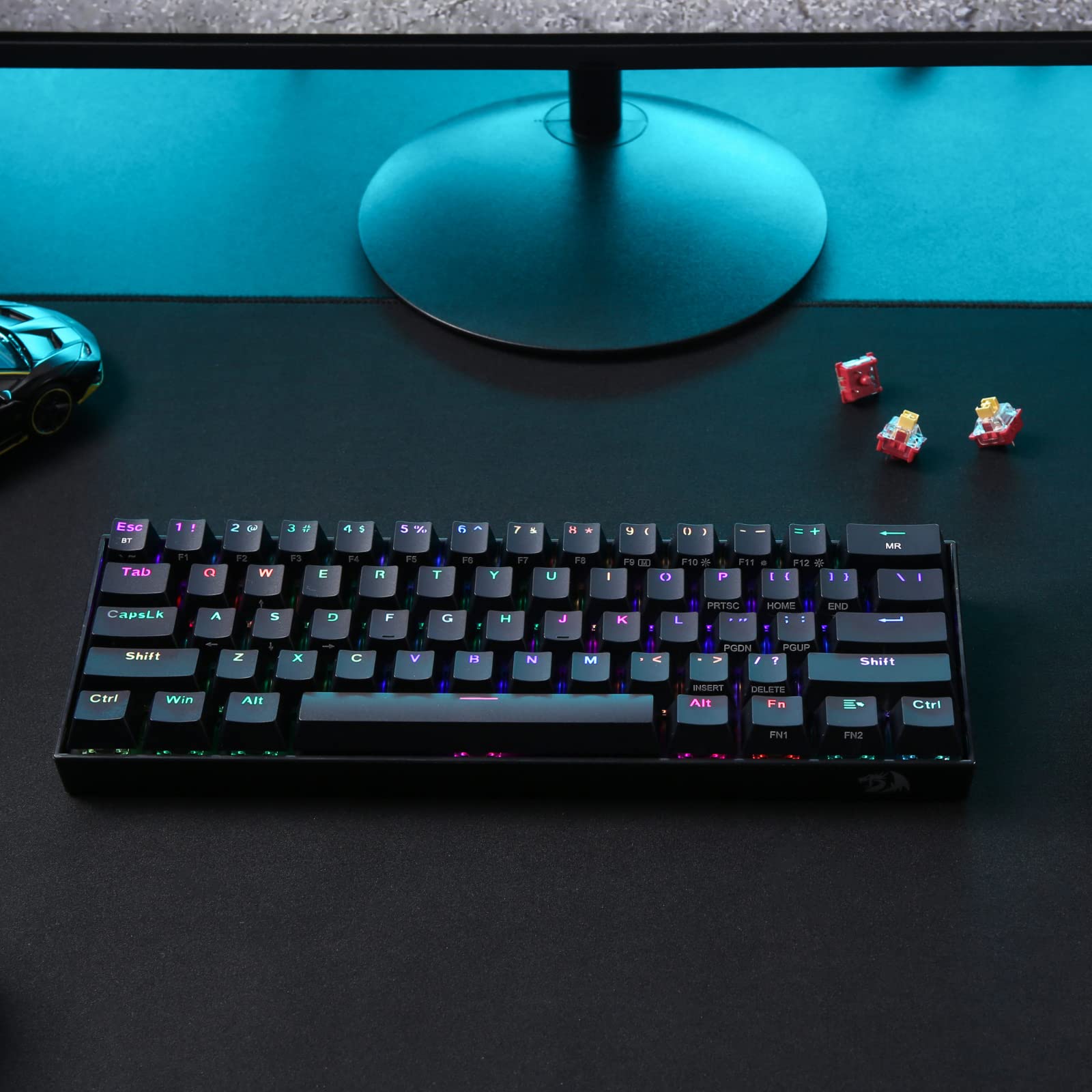 Redragon K530 Pro Draconic 60% Wireless RGB Mechanical Keyboard ...