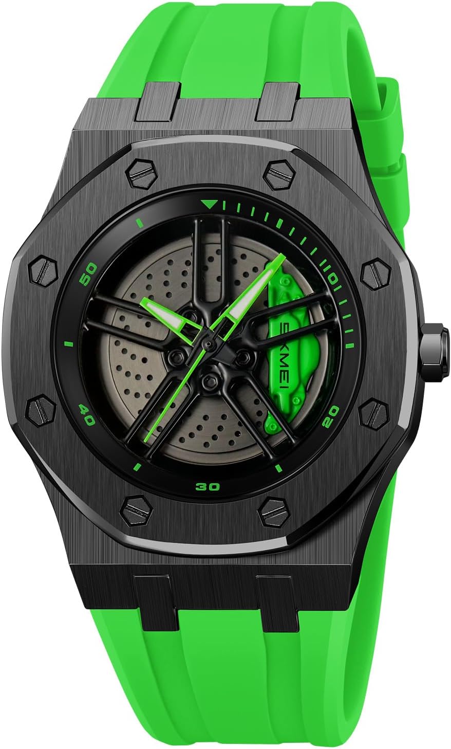 Buy V2A Vortex Series Rolling Wheel Men’s Analog Watch Open Dial ...