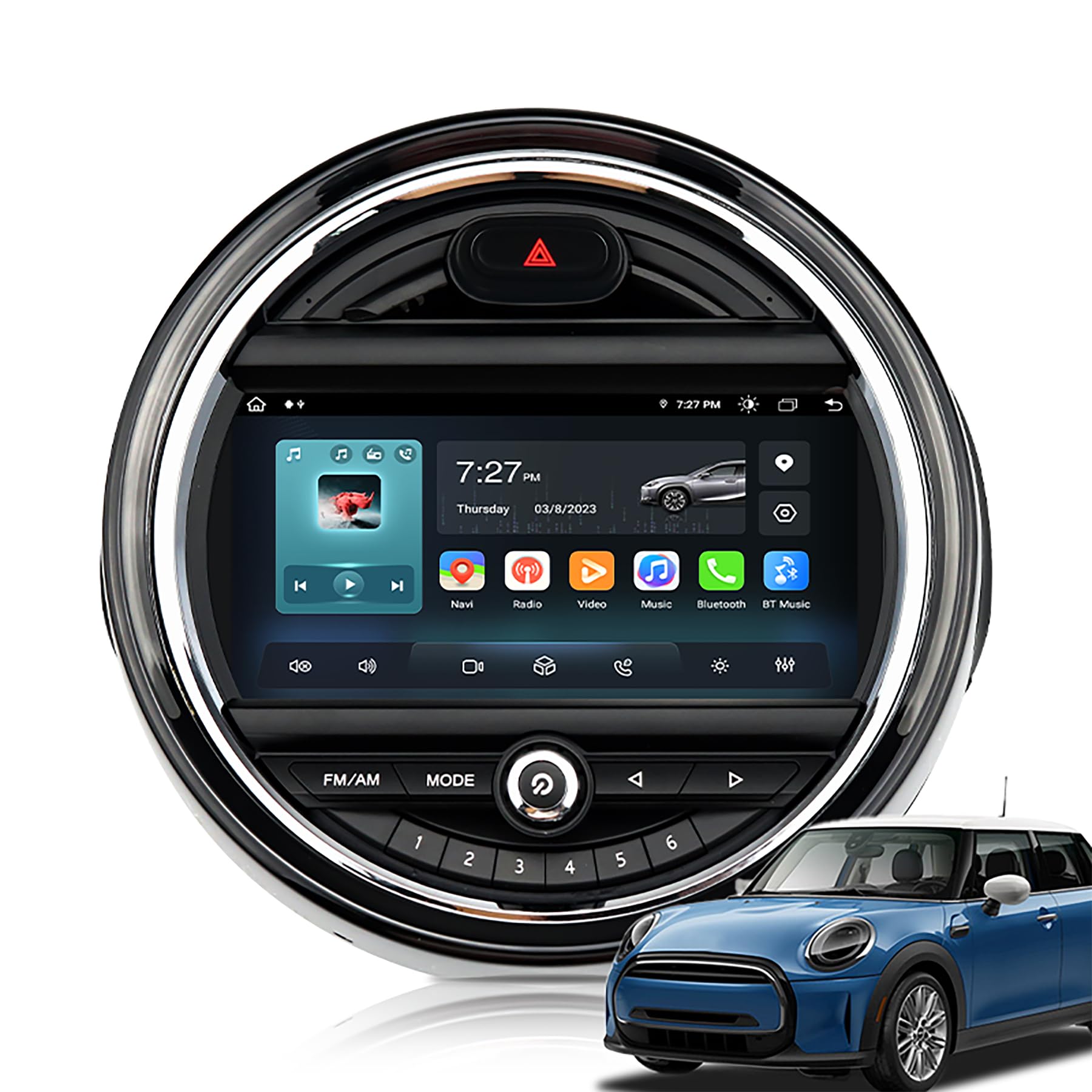 Amazon.com: 9 inch Car Radio for Mini Cooper S F55 F56 Hardtop F57 ...