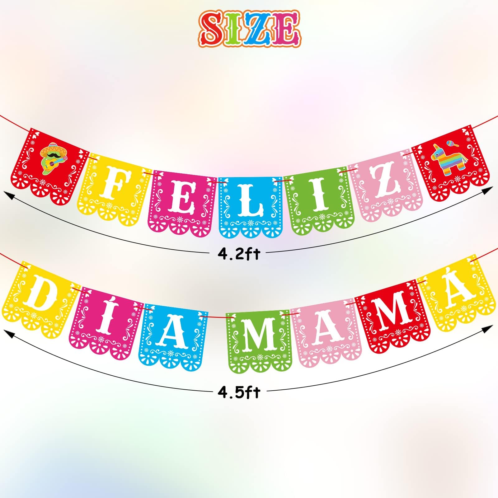 Snapklik.com : Feliz Dia Mama Banner Mexican Mothers Day Party Decor ...