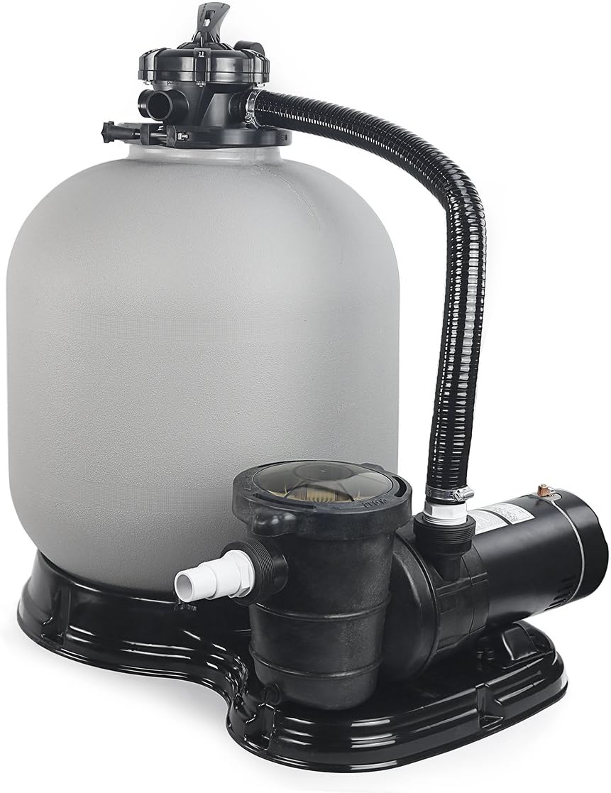 Amazon.com: XtremepowerUS 4500GPH 19" Sand Filter with 1.5HP Above ...