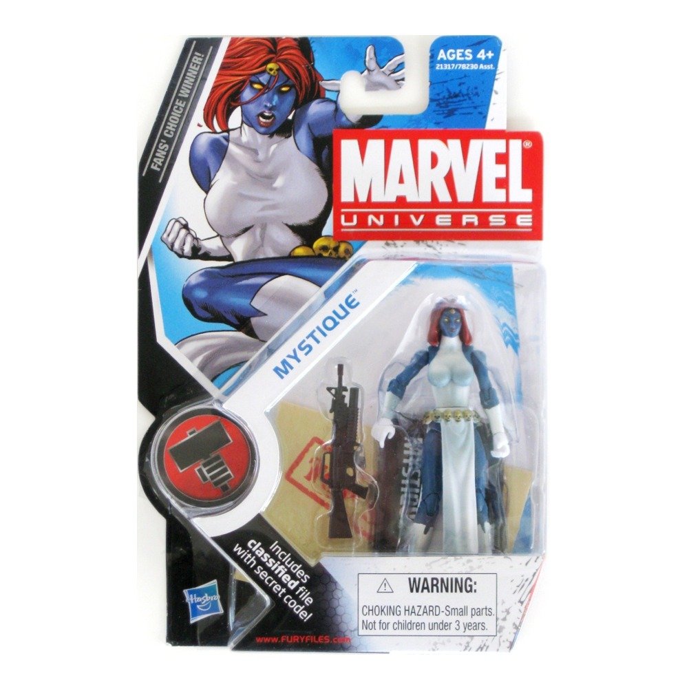 Marvel Universe 3 3/4" Action Figures - Mystique : Amazon.co.uk: Toys ...