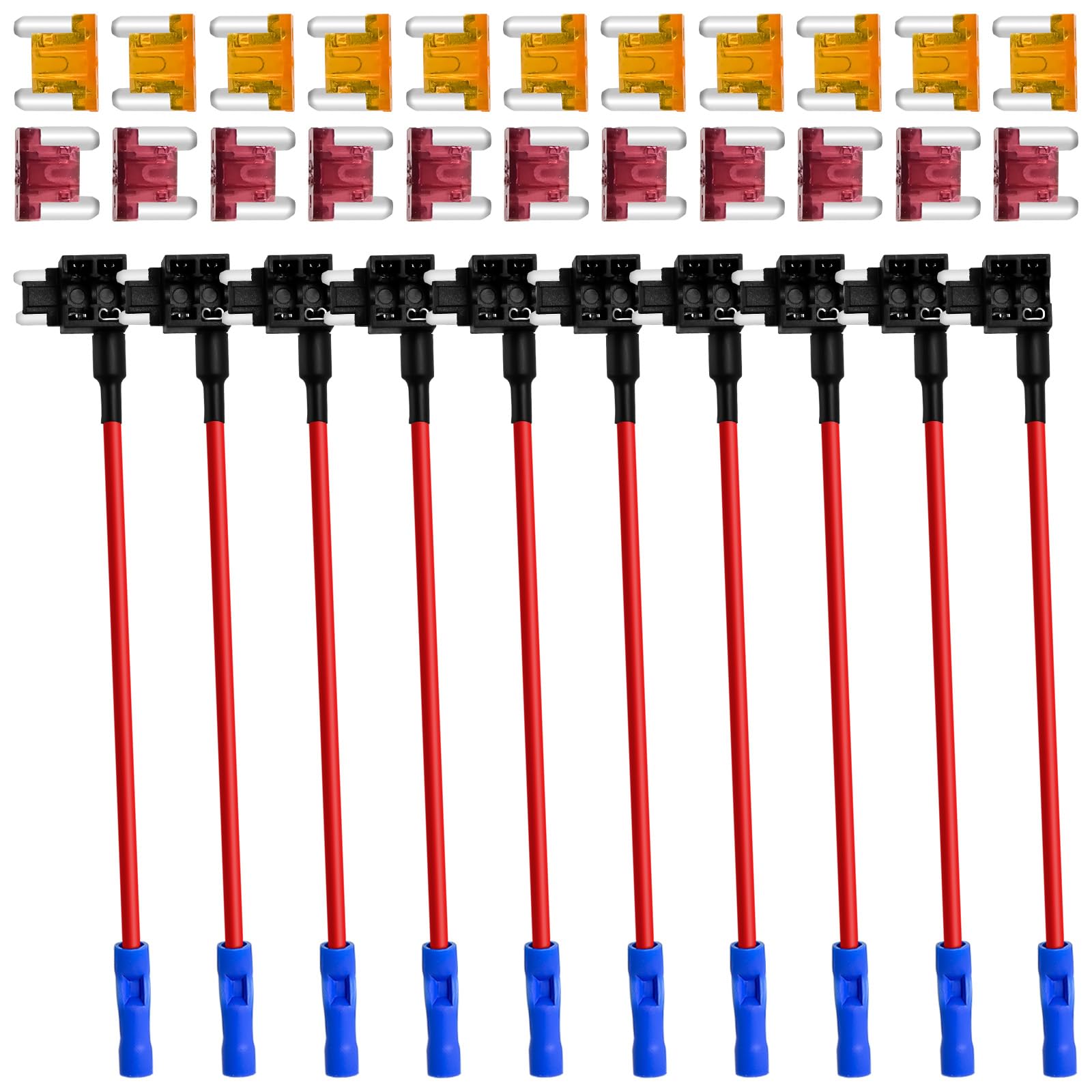 Snapklik.com : MuHize Low Profile Fuse Taps - Upgraded 10PCS 5A & 40A ...