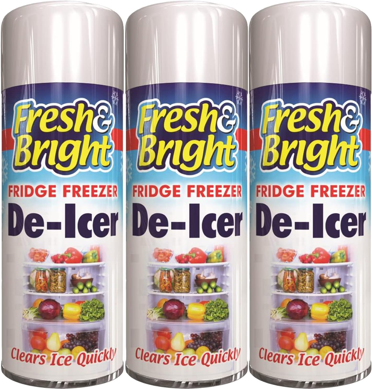 YORKSHIRE Homeware 200ML Fridge Freezer De Icer Spray Can - Ice Remover ...
