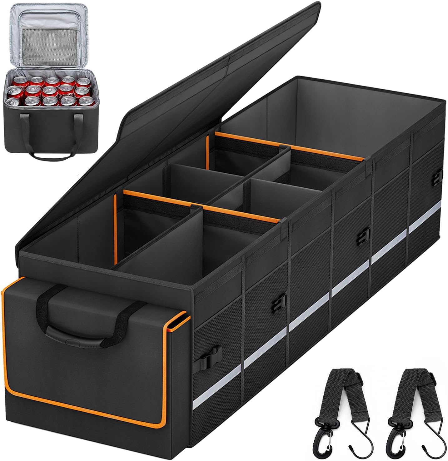 Amazon.com: AUTOARK Multipurpose Car SUV Trunk Organizer with Removable ...