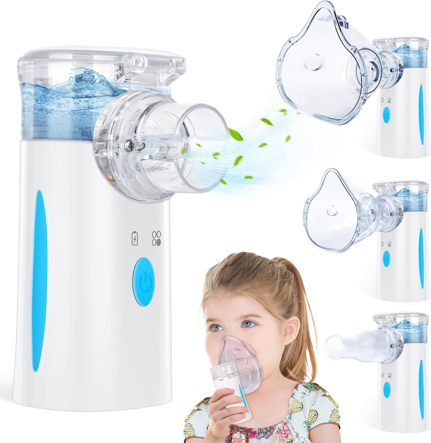 Amazon.com: Nebulizer, Ultrasonic Mesh Nebulizer of Cool Mist ...